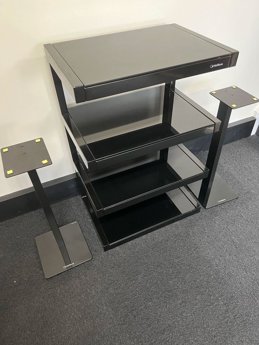 Norstone ESSE HiFi Rack + Matching Speaker Stands - Commercial ...