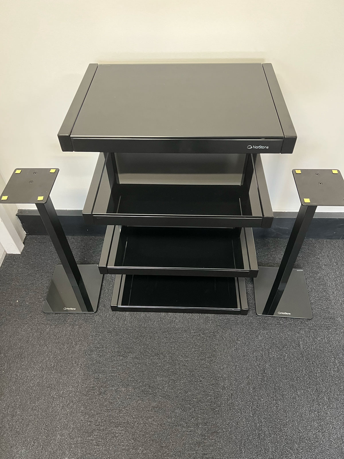 Norstone ESSE HiFi Rack + Matching Speaker Stands - Commercial ...