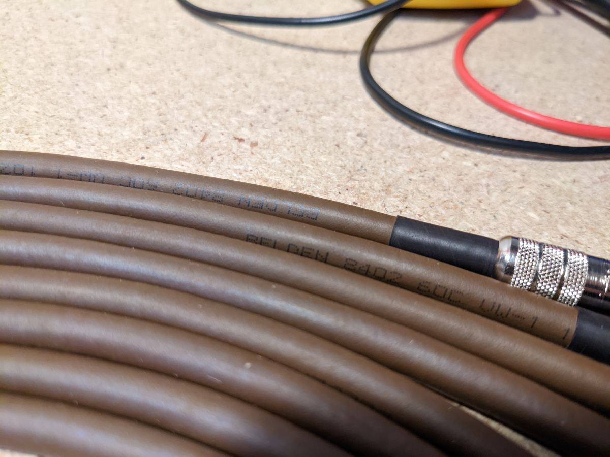 Belden 8402 vintage cable interconnects 1m - Hi-Fi and Cinema Cables ...