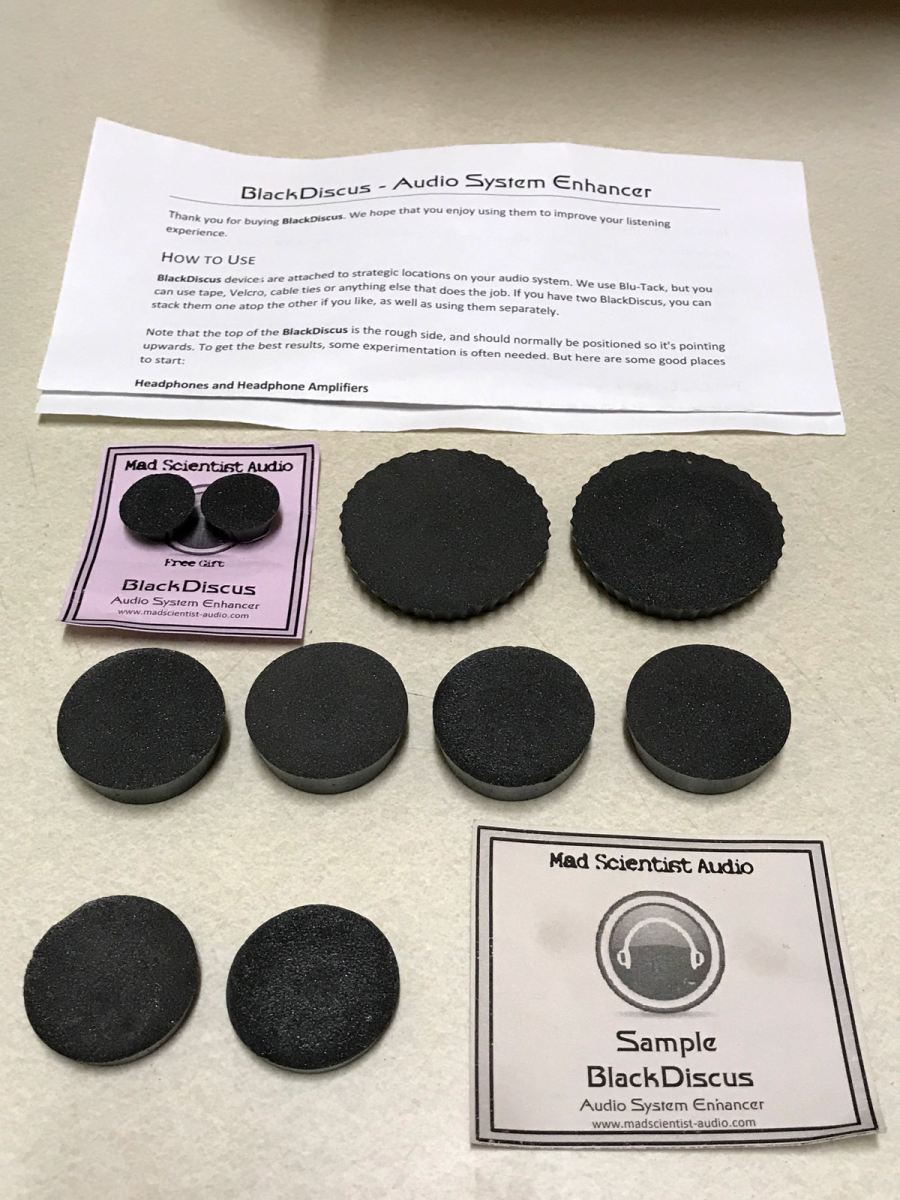 Mad Scientist Audio Black Discus (various sizes) |﻿ Hi-Fi and Cinema ...