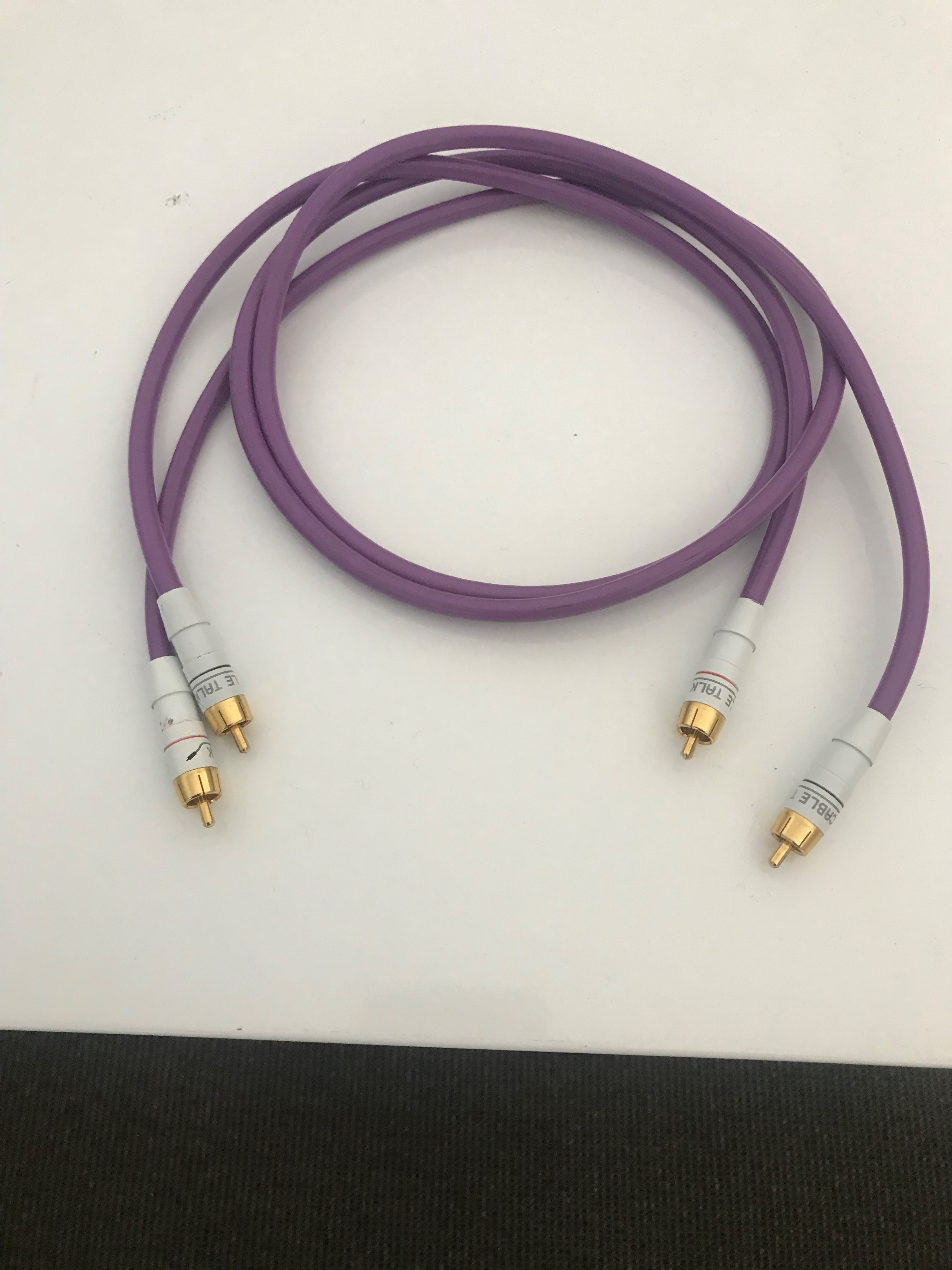 Cable Talk Monitor 2 - 1 pair of 1M RCA Analogue Cables - Hi-Fi and ...