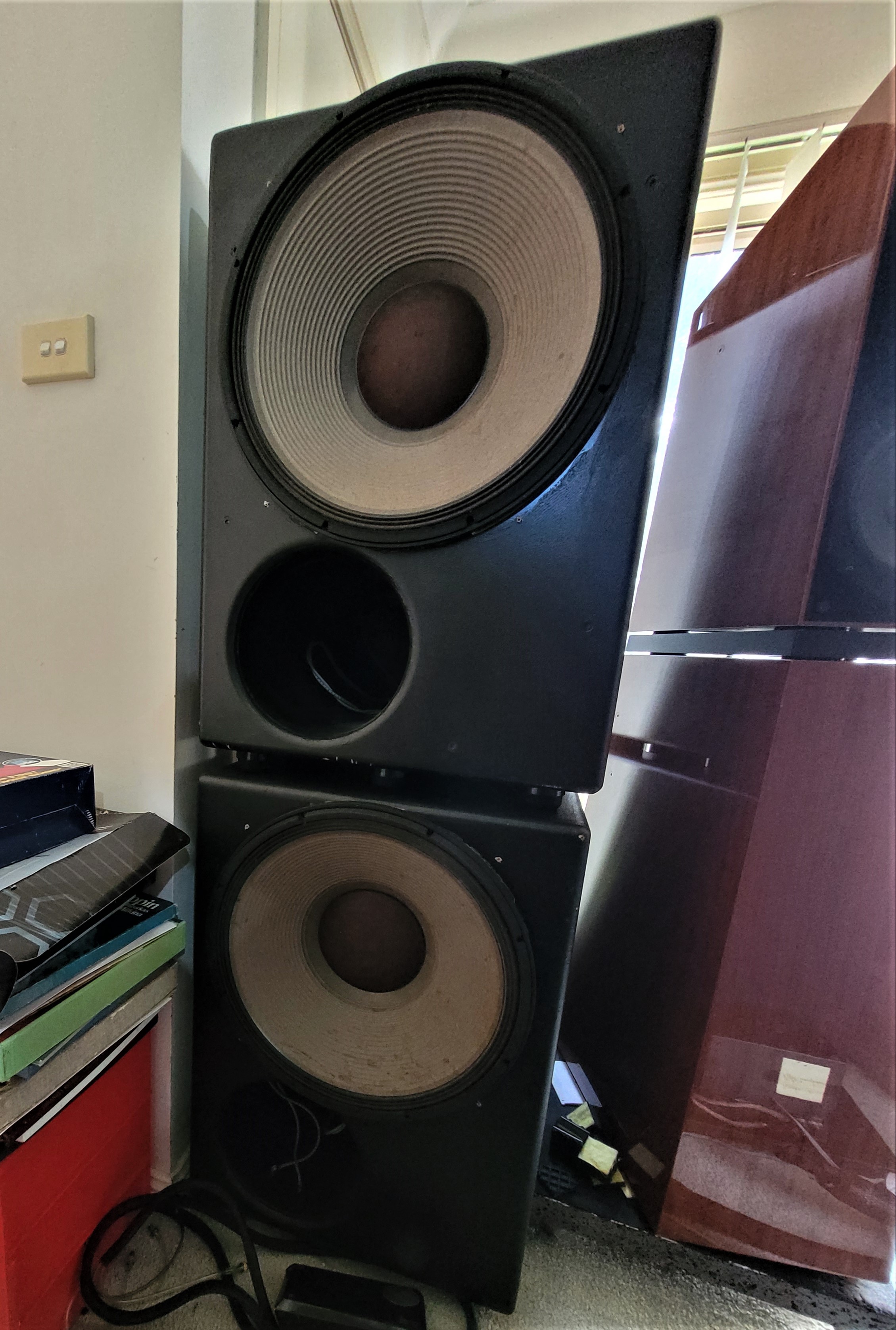 REDUCED: JBL 2241H 18" Sub/Woofer in Custom Pro Cabinets - Hi-Fi and ...