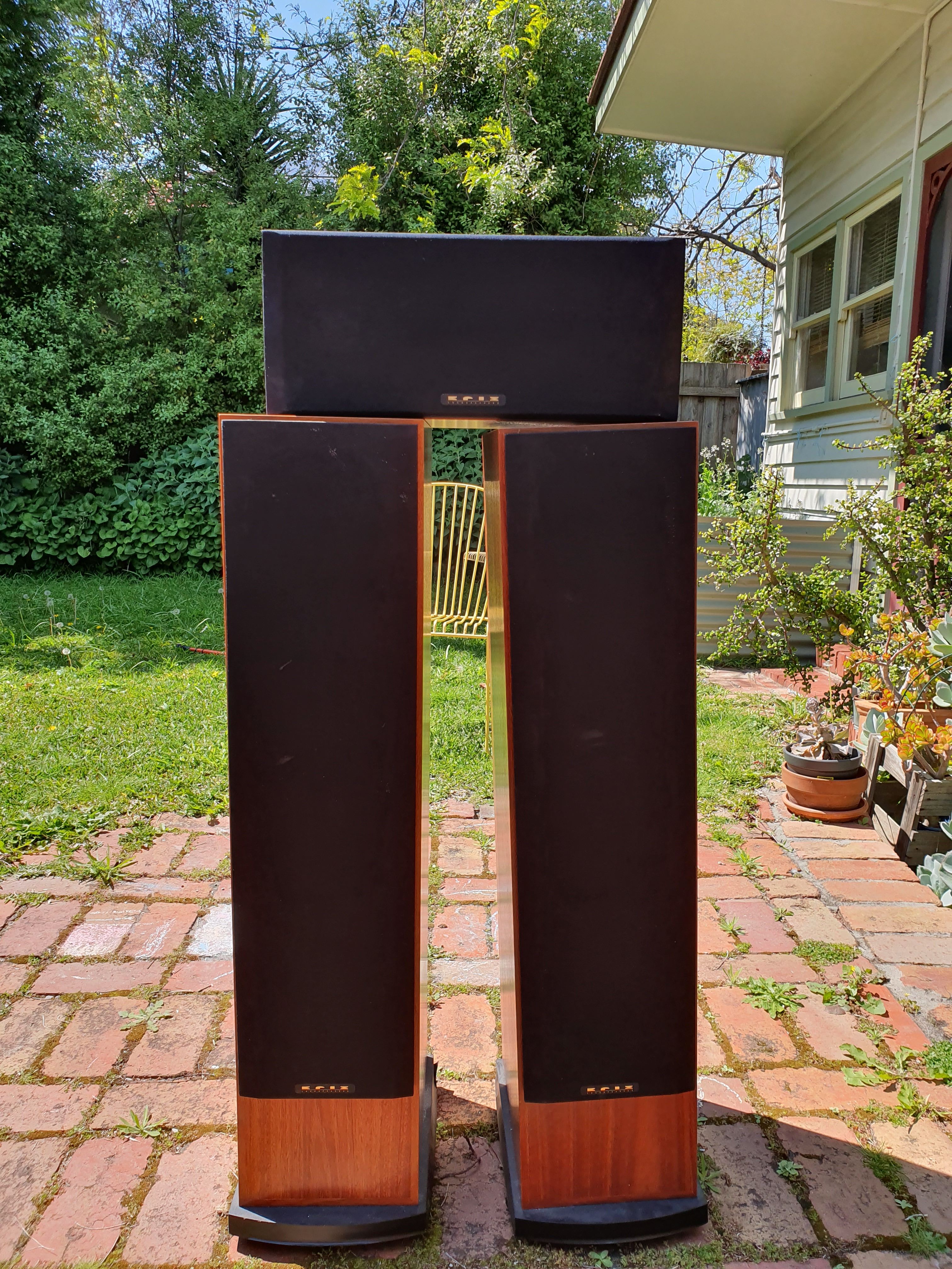 Krix Lyrix Gold mains and KDX centre speakers - Stereo, Home Cinema ...