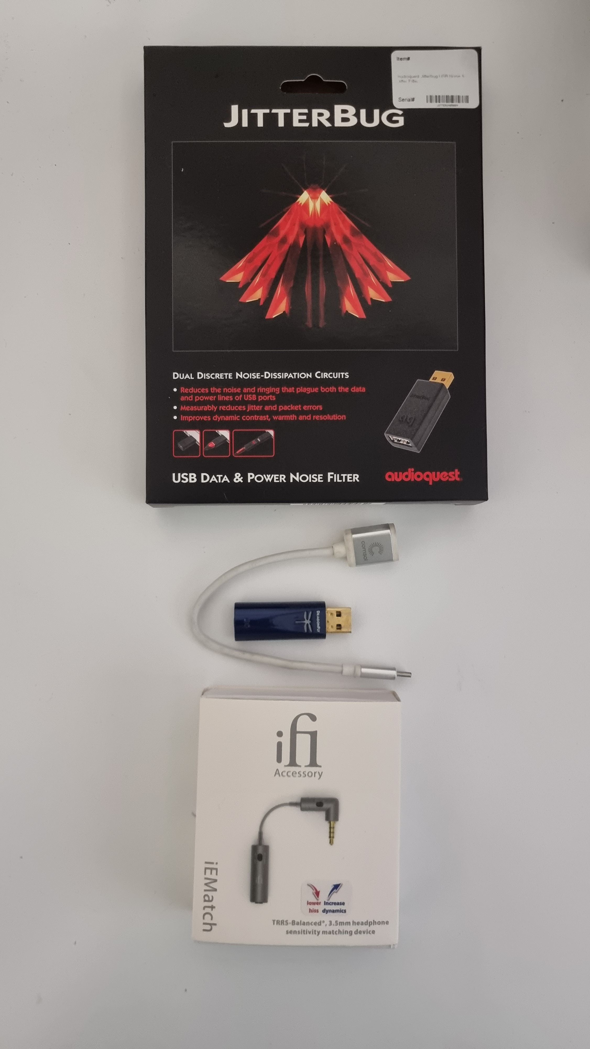 Dragonfly Cobalt + Jitterbug + IFI IeMatch - Stereo, Home Cinema ...