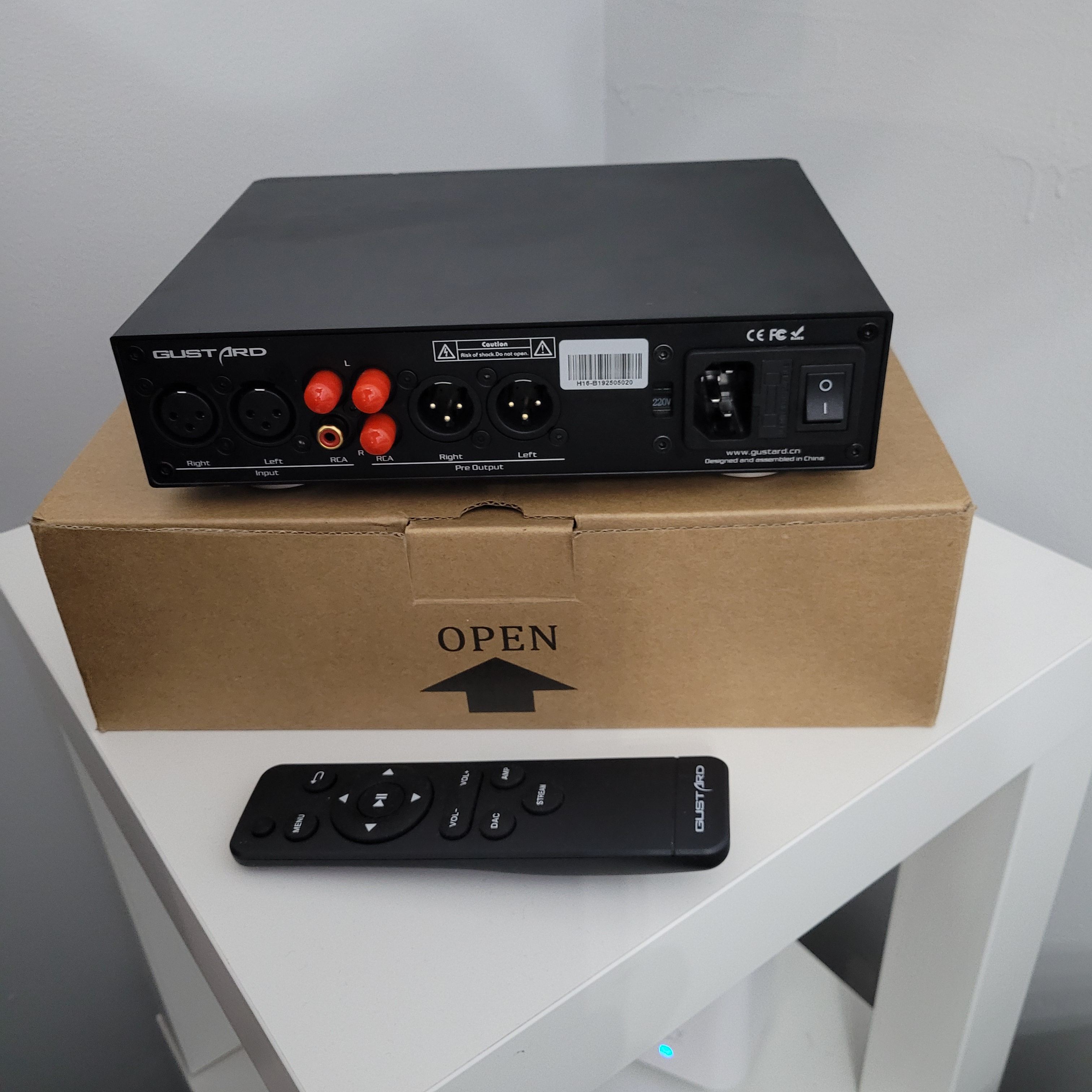 Gustard H16 Balanced Headphone Amplifier / Preamp - Black - Stereo ...