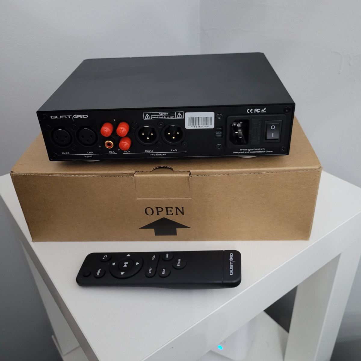 Gustard H16 Balanced Headphone Amplifier / Preamp - Black - Stereo ...