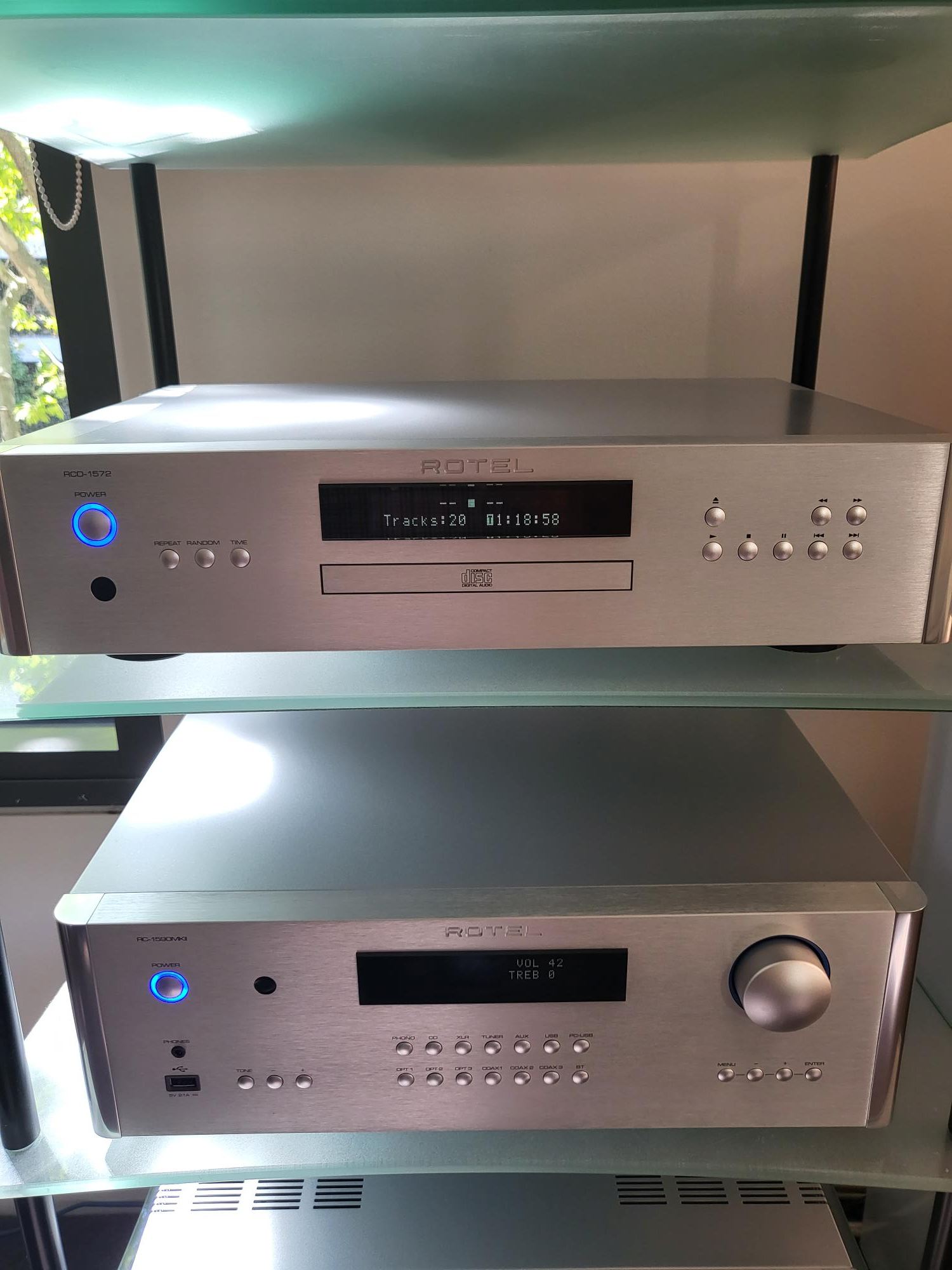 Rotel -complete Bi amped system -RCD1572,RC1590mk2,RB1582mk2 - Stereo ...