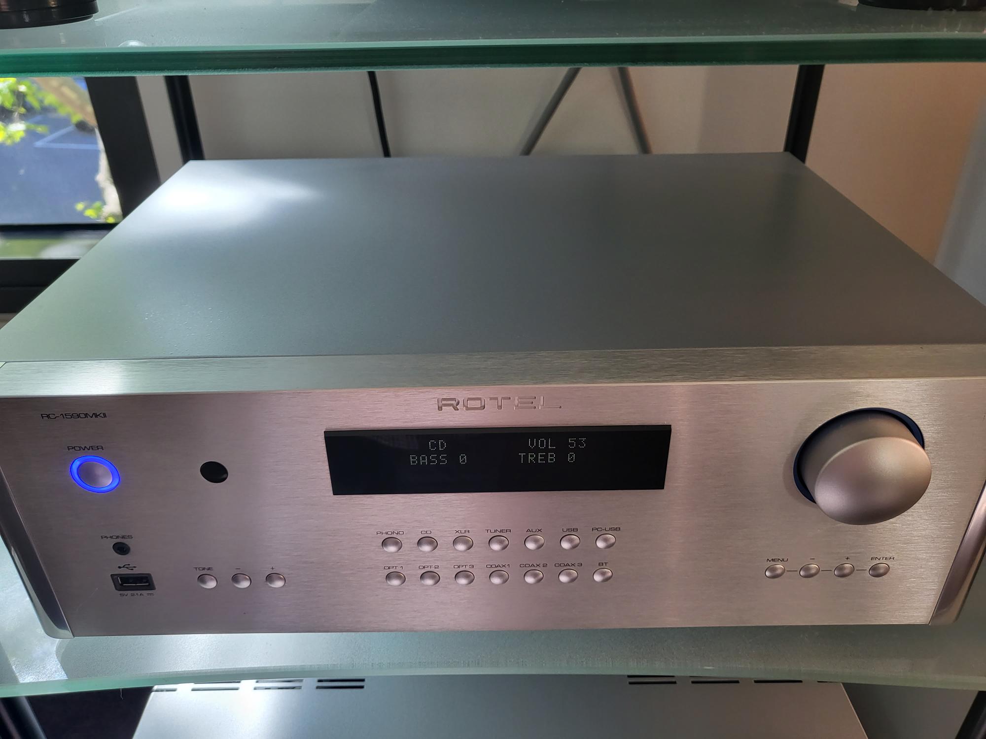 Rotel -complete Bi amped system -RCD1572,RC1590mk2,RB1582mk2 - Stereo ...