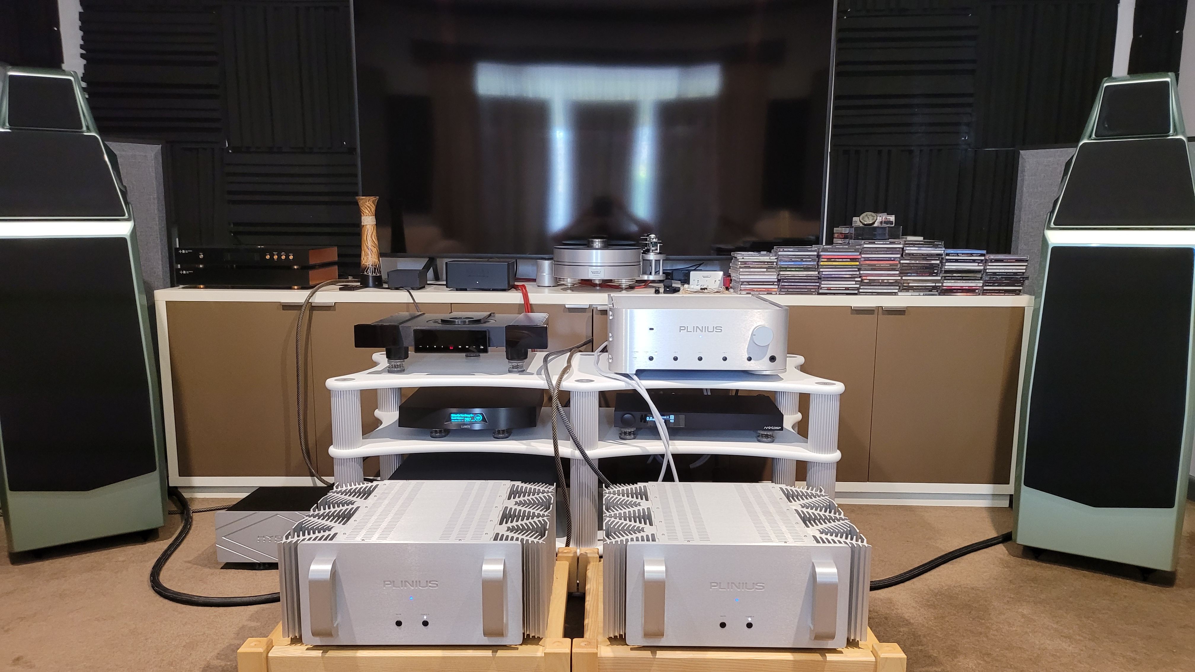 SOLD ELSEWHERE: PLINIUS SA103'S WITH TAUTORO PREAMP - Stereo, Home ...