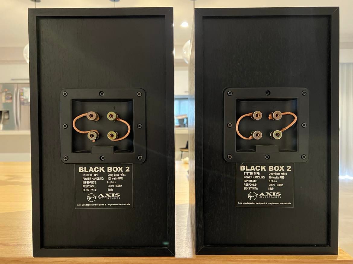 Axis Black Box bookshelf or standmount speakers - Stereo, Home Cinema ...