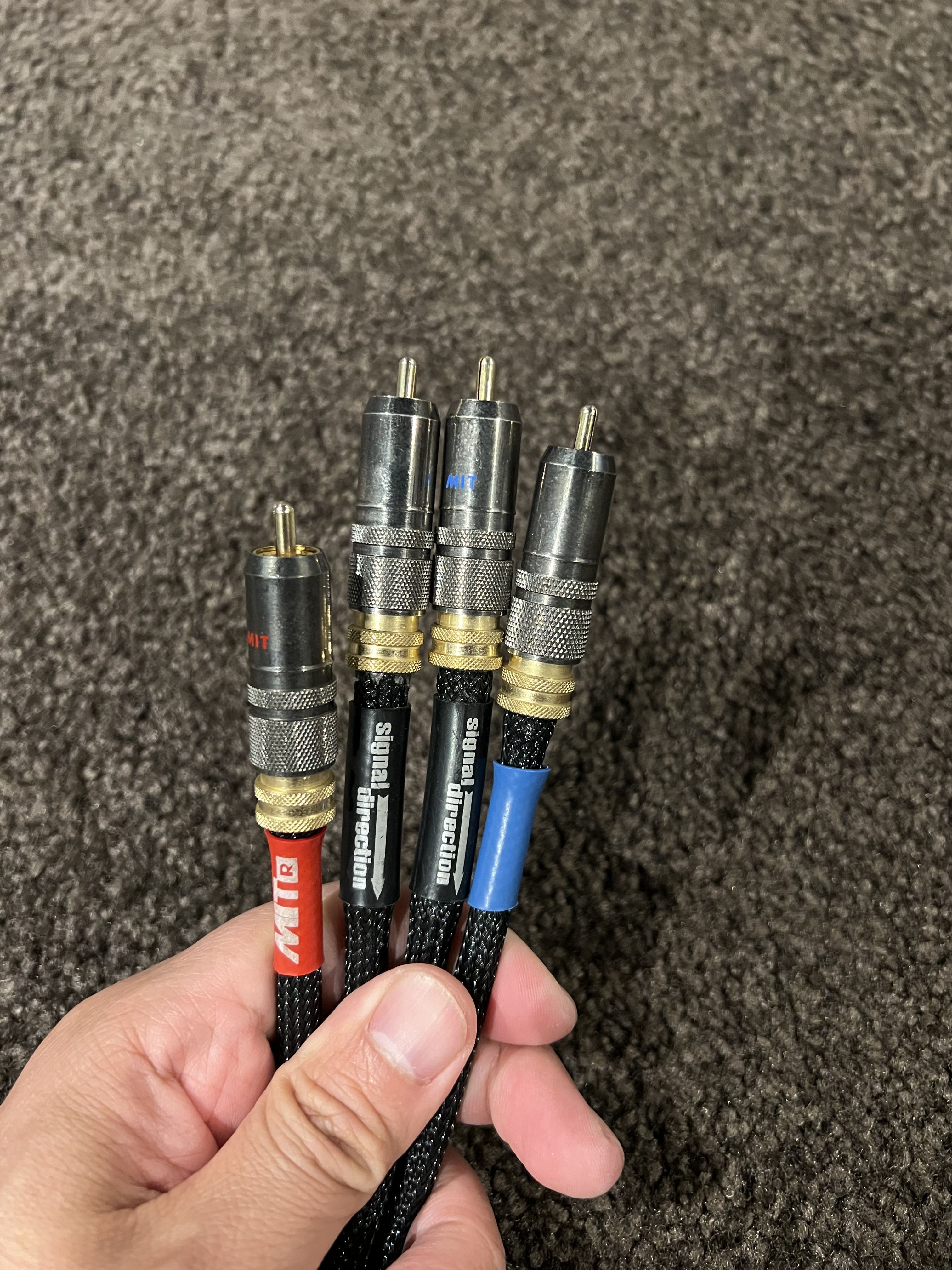 MIT CVT Terminator 2 RCA interconnects - Hi-Fi and Cinema Cables ...