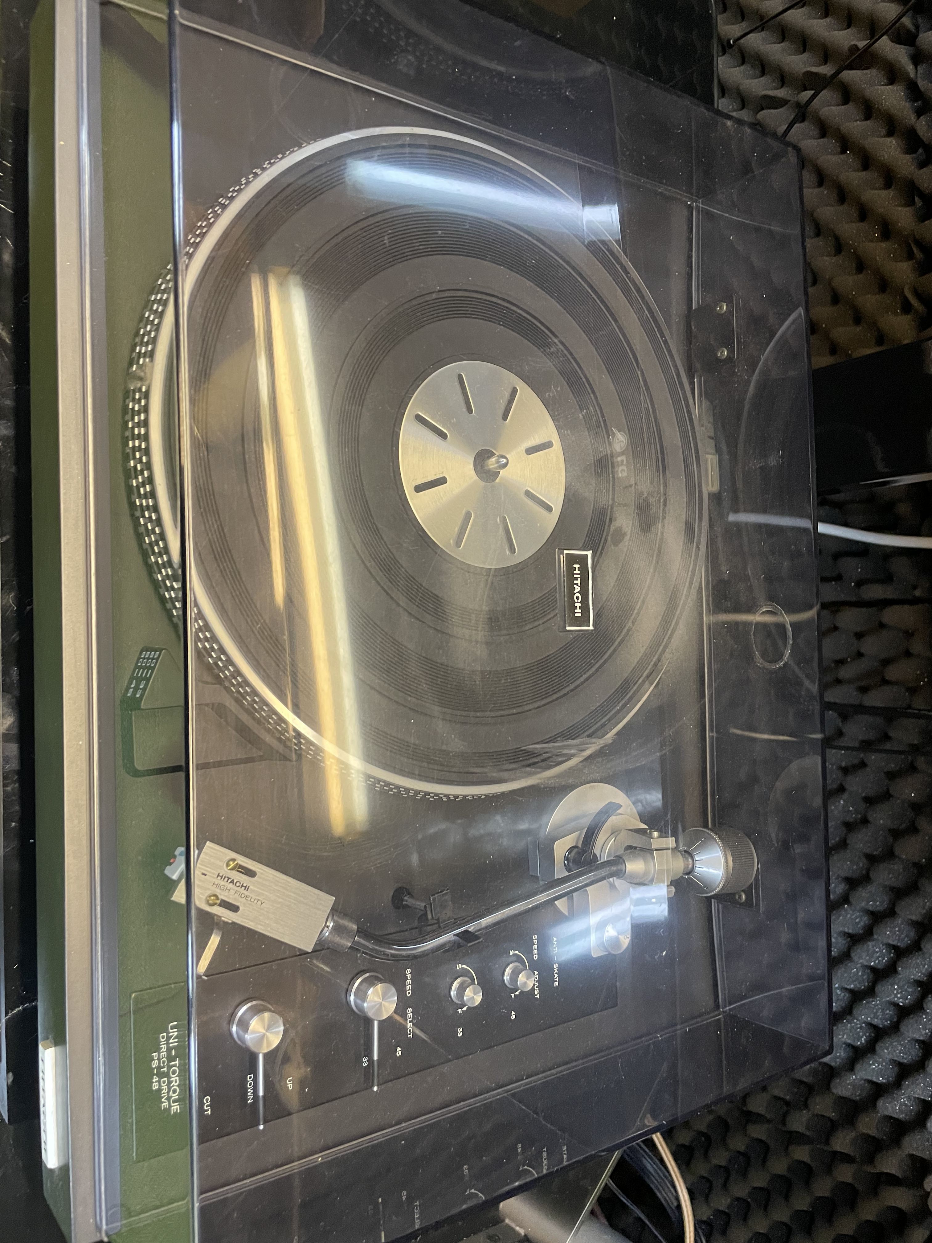 Hitachi PS48 Direct Drive Turntable - Stereo, Home Cinema, Headphones ...