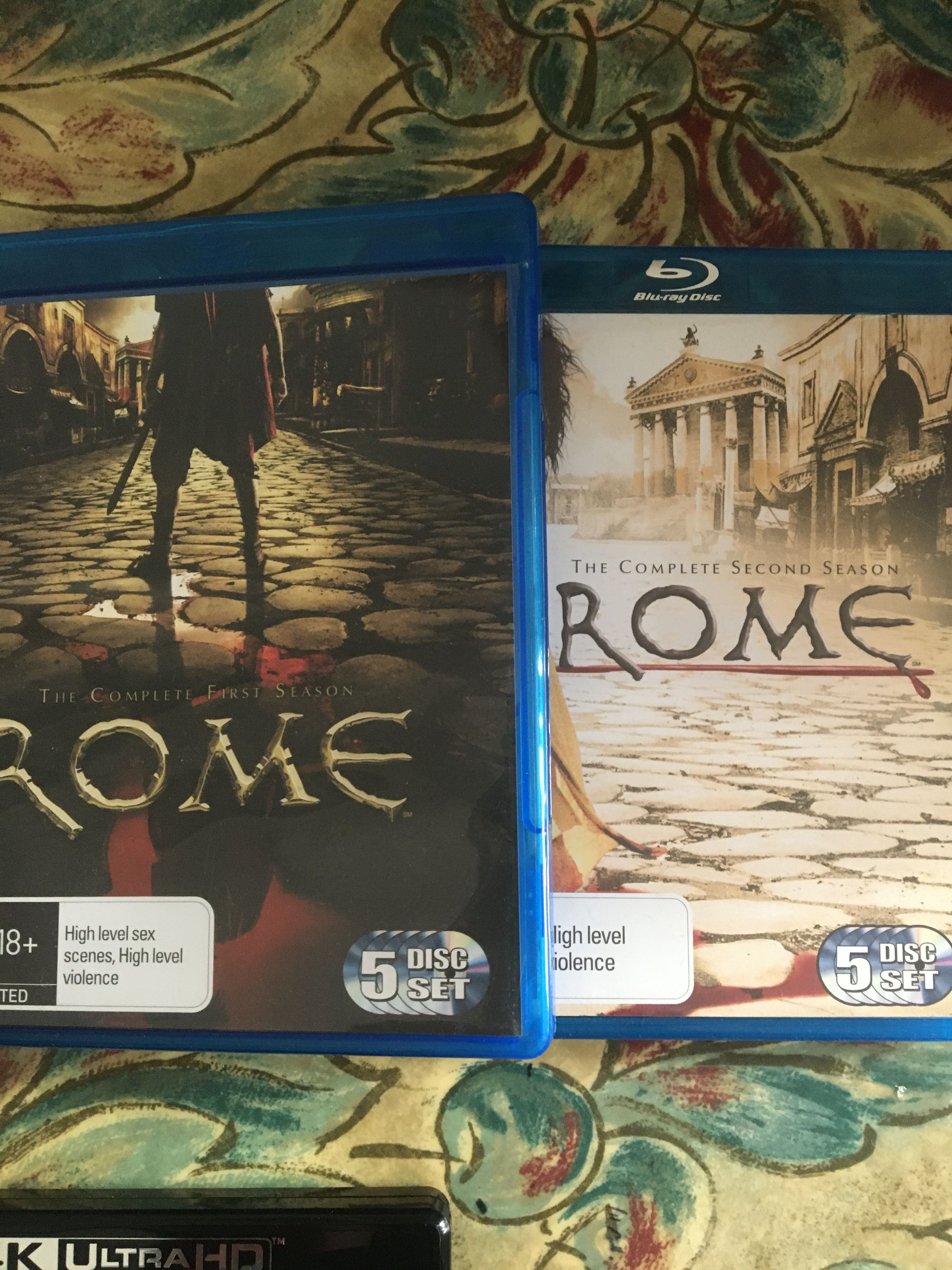 Rome seasons 1&2 Bluray |﻿ Vinyl, CD, and Blu-ray