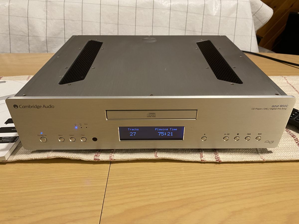 Cambridge Audio 851C Azur Upsampling DAC, CD Player & Preamp - Stereo ...