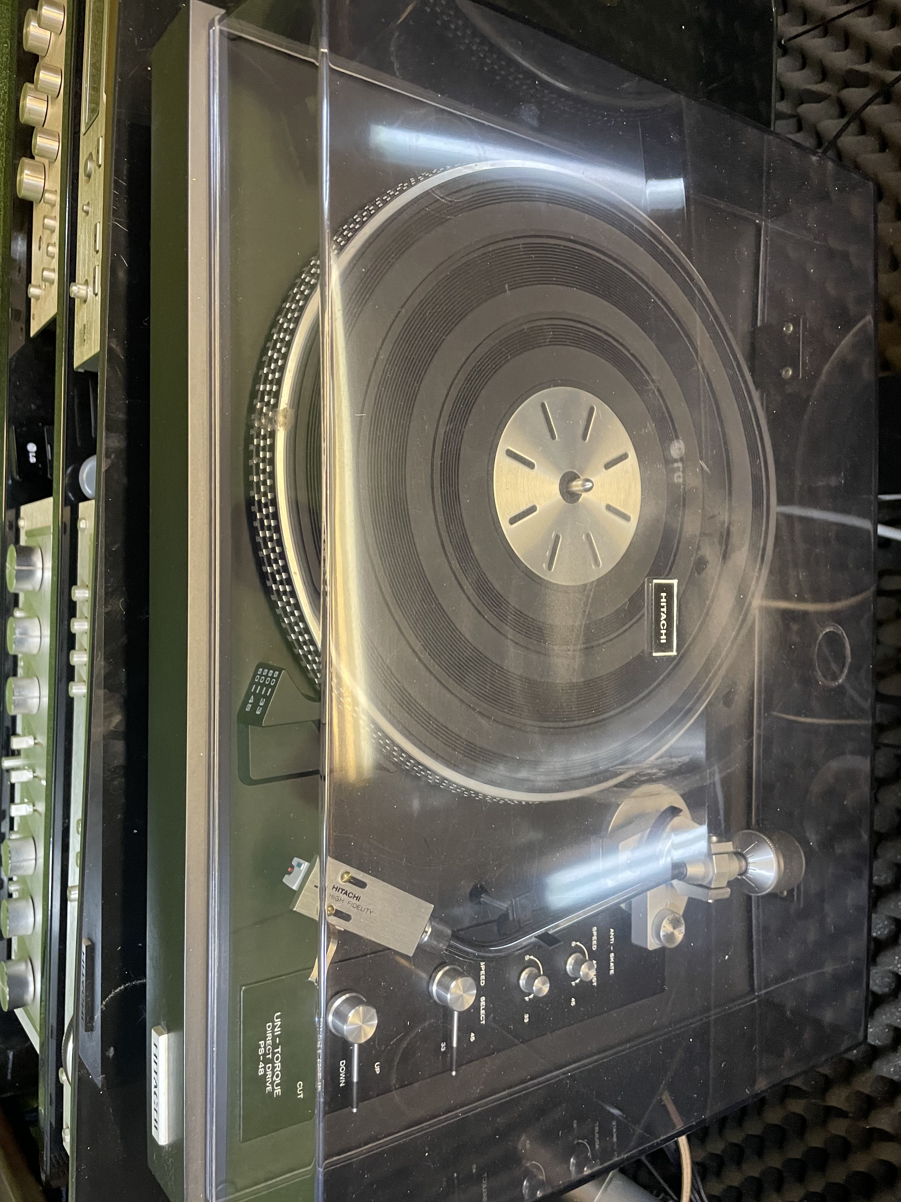 Hitachi PS48 Direct Drive Turntable - Stereo, Home Cinema, Headphones ...