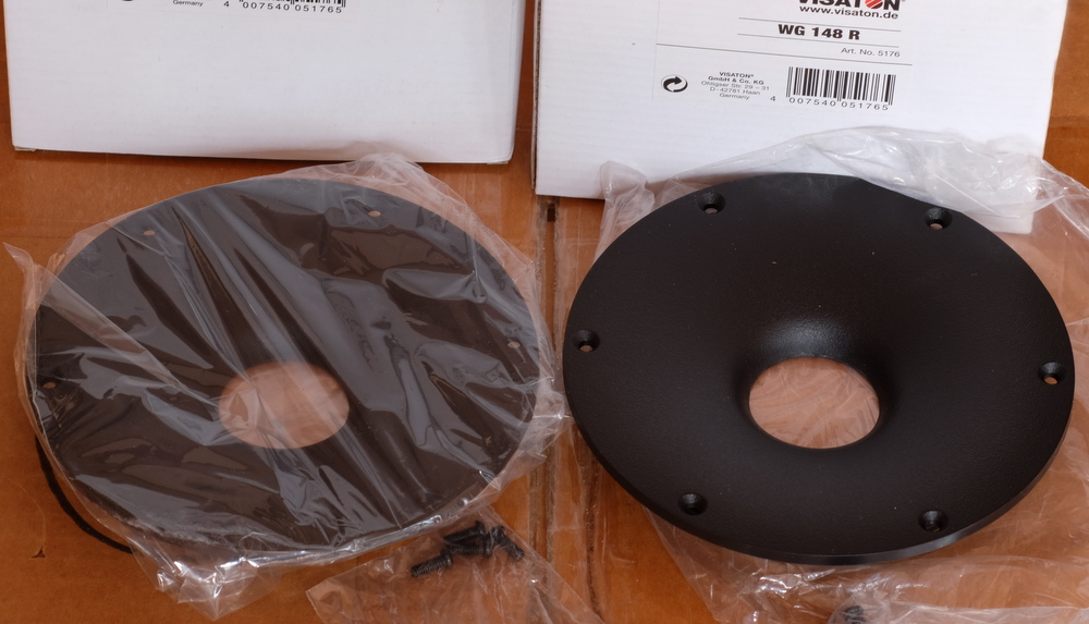 Visaton G25FFL tweeter pair with WG148R waveguides - Hi-Fi and Cinema ...