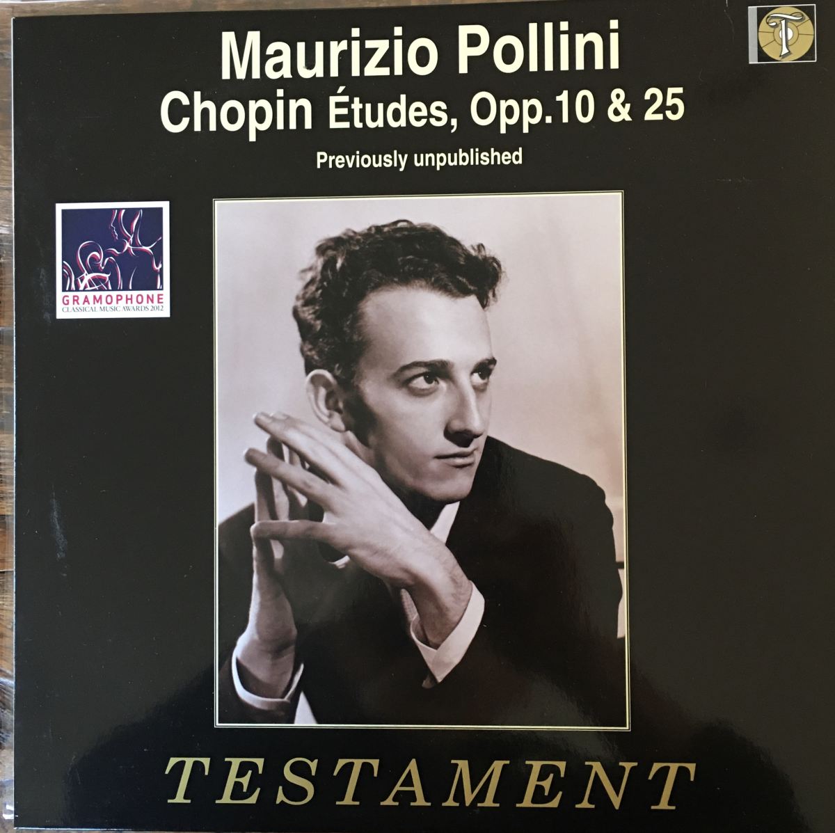 Maurizio Pollini Études, Opp. 10 & 25 180g |﻿ Vinyl, CD, and Blu-ray