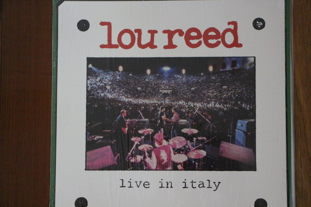 Lou Reed-Live In Italy Vinyl |﻿ Vinyl, CD, and Blu-ray