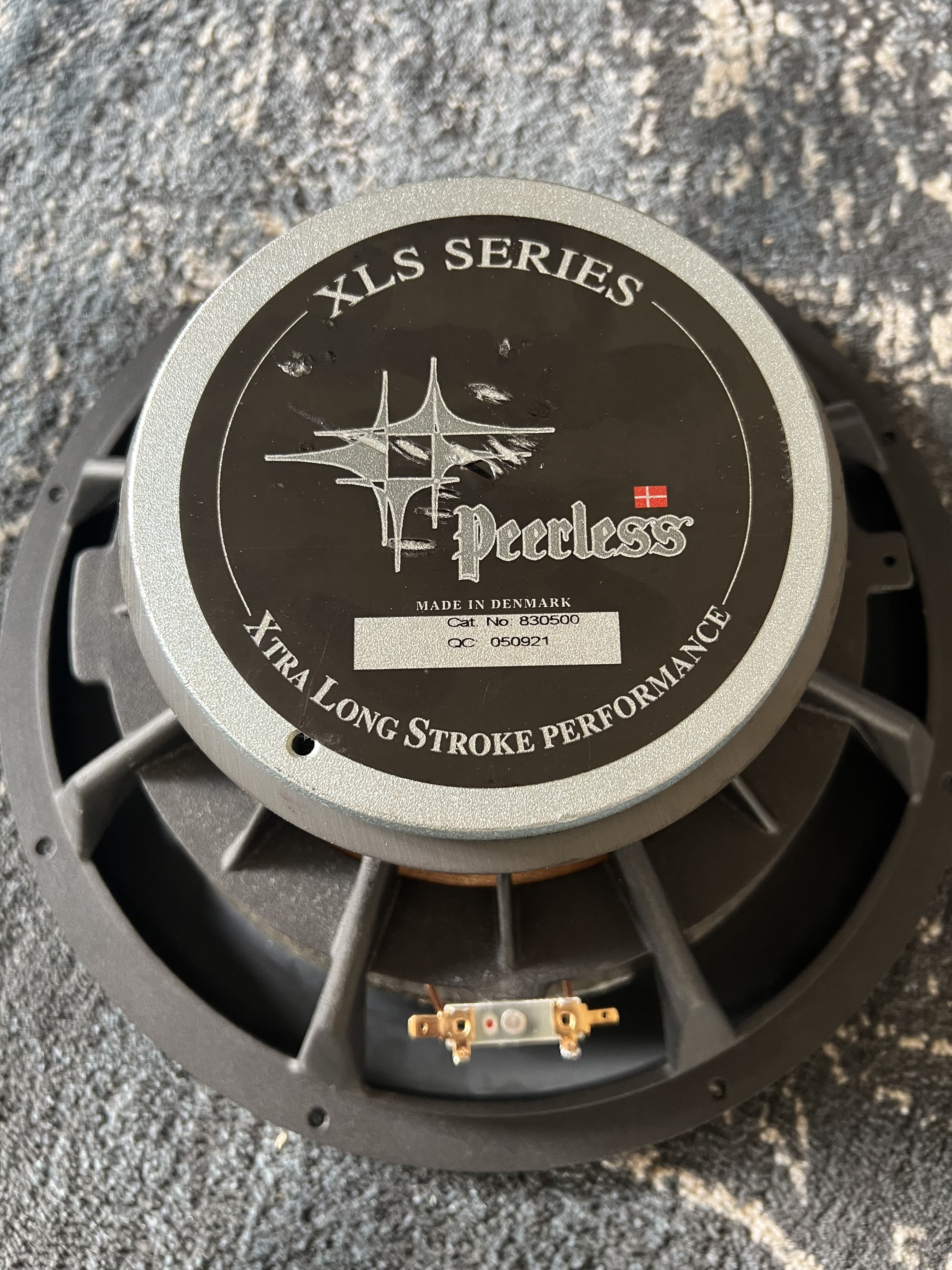 Peerless XLR 12 (12'') extra long throw driver - Hi-Fi and Cinema ...