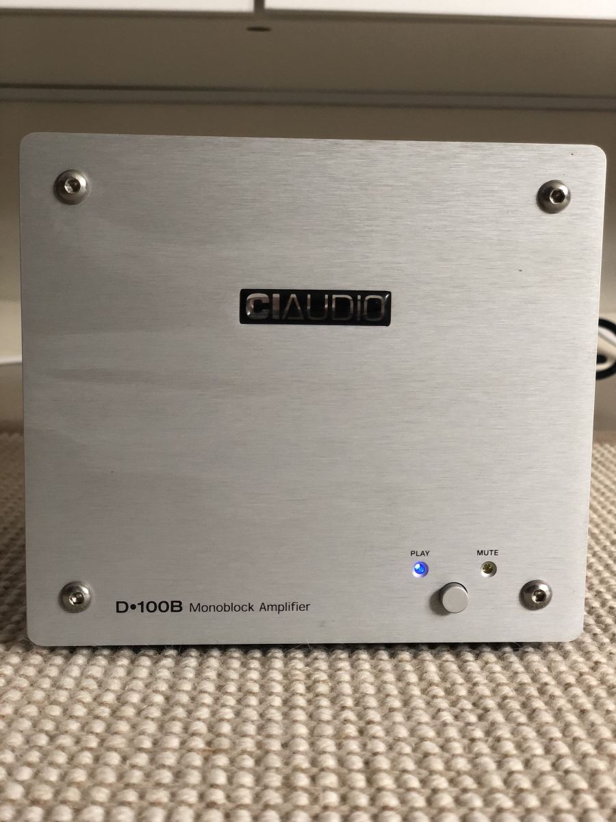 CI Audio D-100B Monoblock amps pair EXC cond with box - Stereo, Home ...