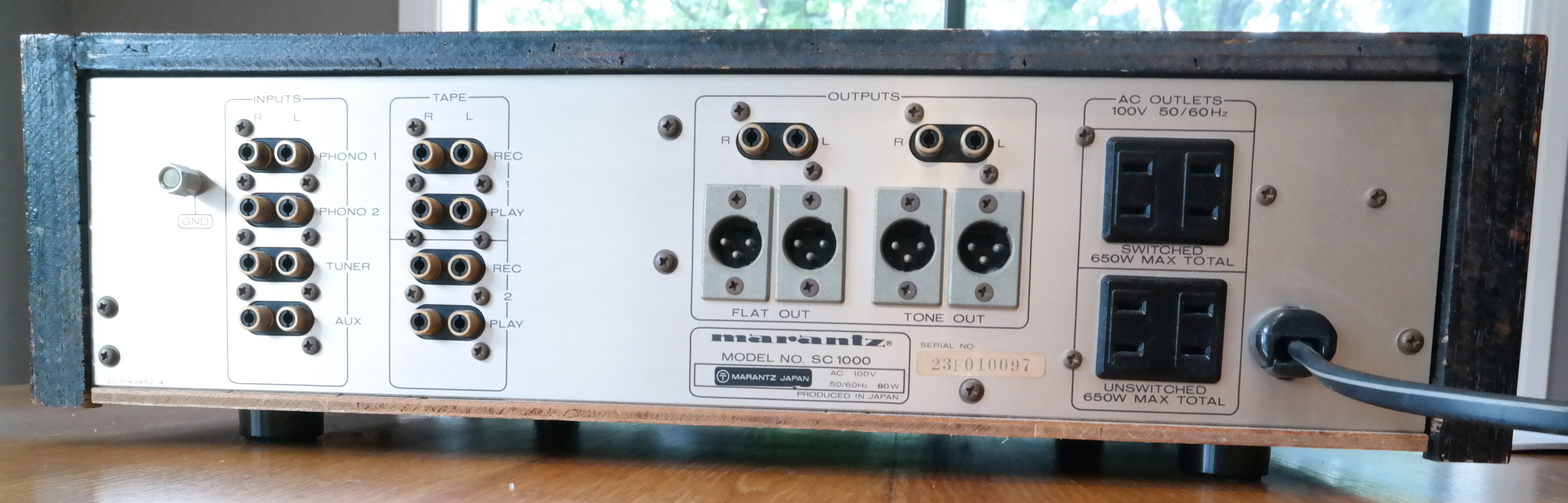 RARE MARANTZ SC1000 Class A Preamp great working cond. - Stereo, Home ...
