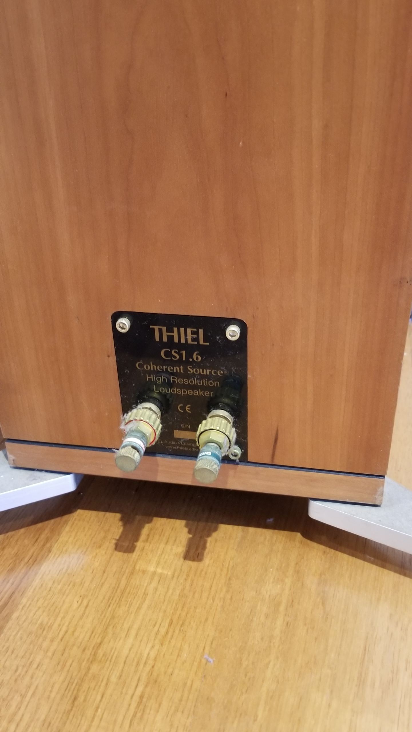 SOLD ELSEWHERE: Sold Elsewhere: Thiel CS 1.6 Speakers with Outriggers ...