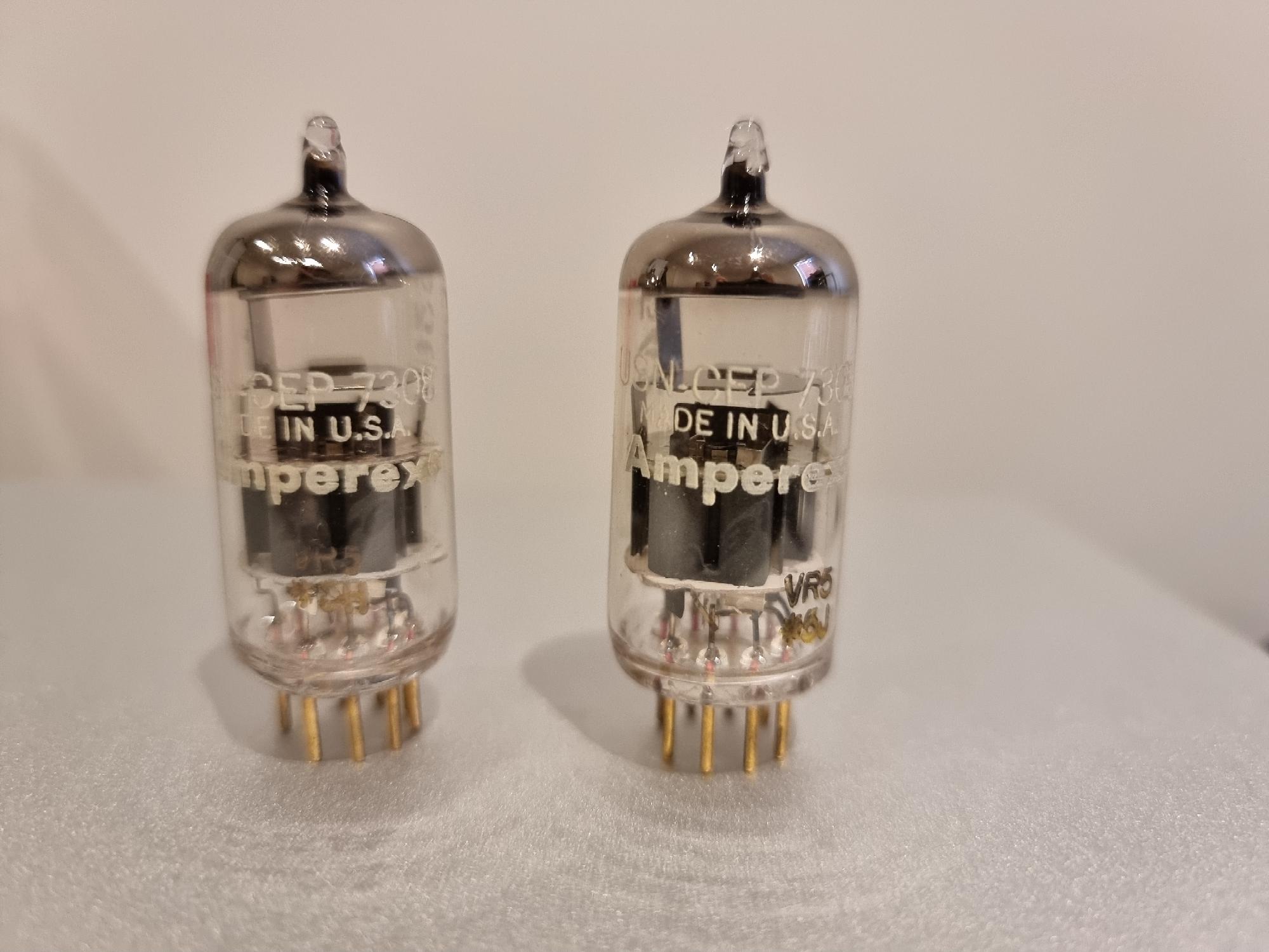 NOS Amperex 7308 USN tube pair |﻿ Hi-Fi and Cinema Cables & Accessories
