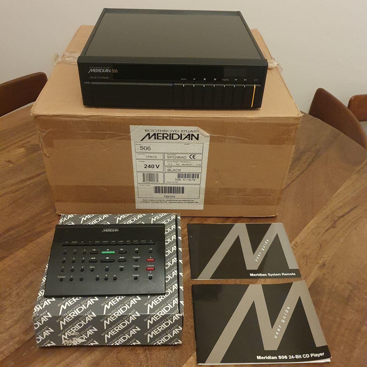 Meridian 506.24 CD Player in box - Stereo, Home Cinema, Headphones ...