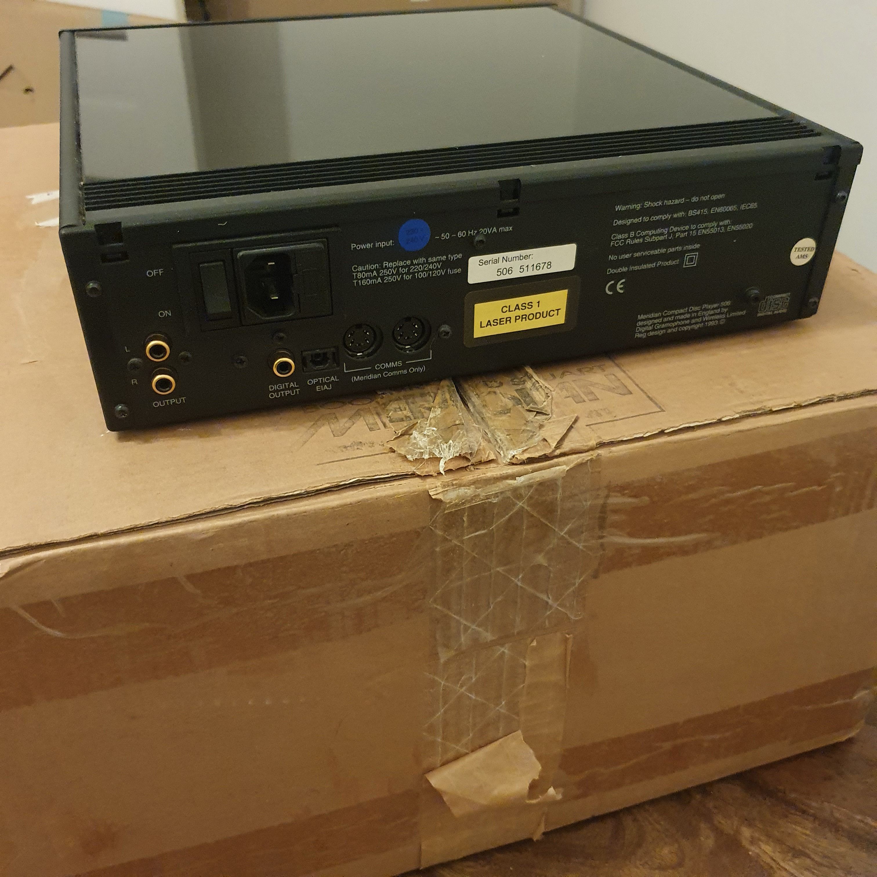 Meridian 506.24 CD Player in box - Stereo, Home Cinema, Headphones ...