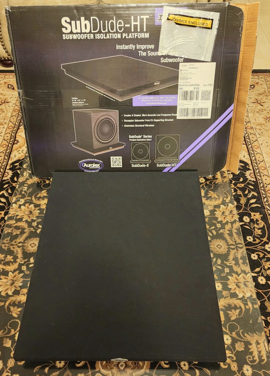 Auralex Subdude HT Subwoofer Isolation Pad |﻿ Hi-Fi and Cinema Cables ...