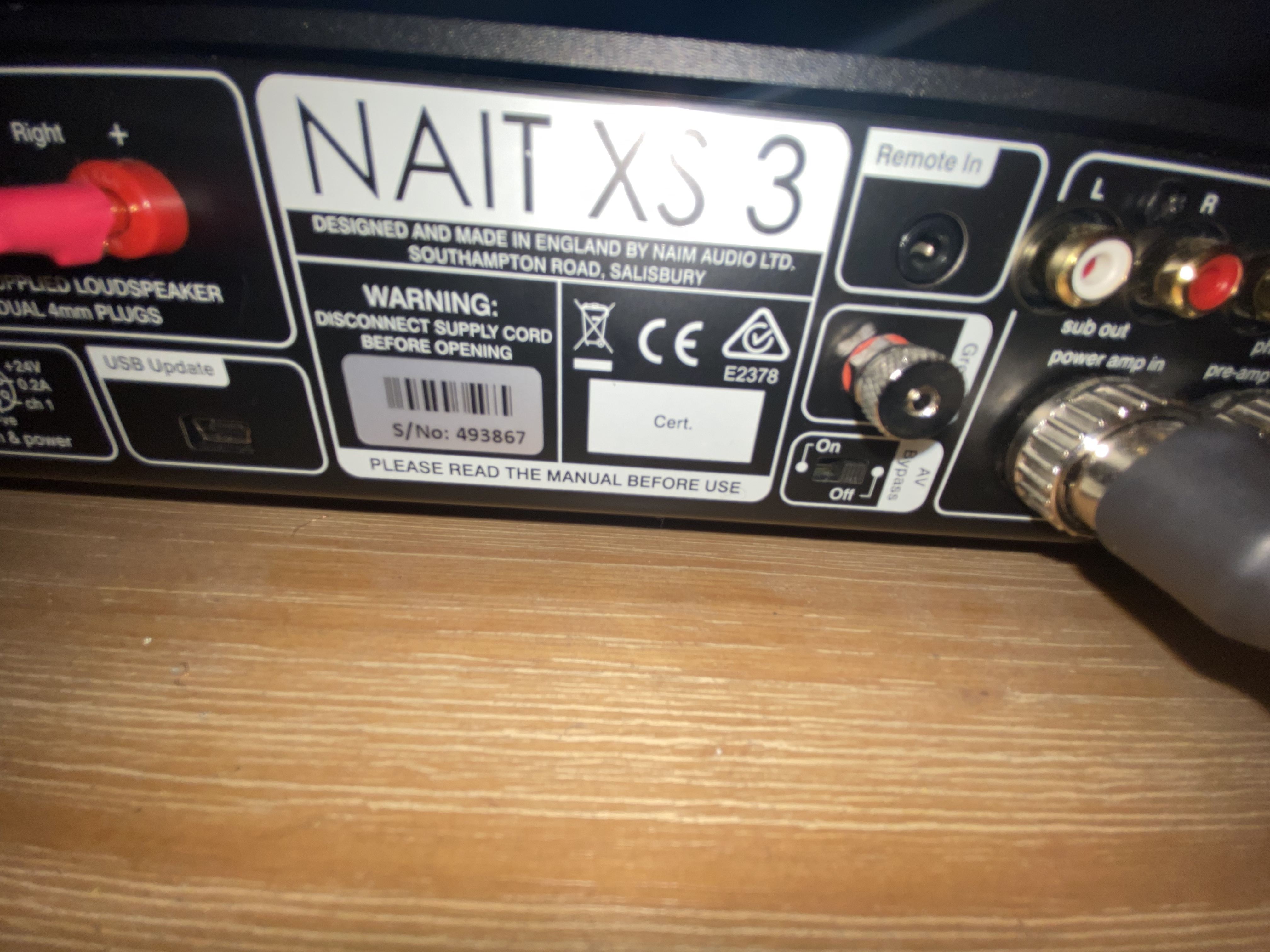WITHDRAWN: Naim Nait xs3 with Teddy cap Special Edition - Stereo, Home ...