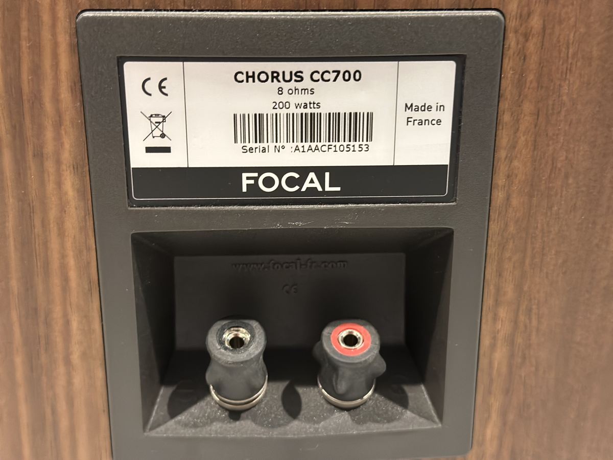 Focal Chorus CC700 two way center speaker - Stereo, Home Cinema ...