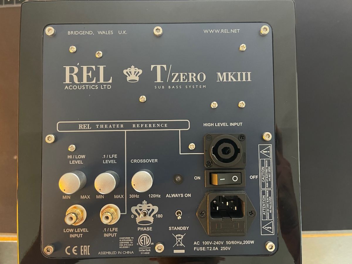 REL Tzero MKIII Subwoofer - Stereo, Home Cinema, Headphones Components ...