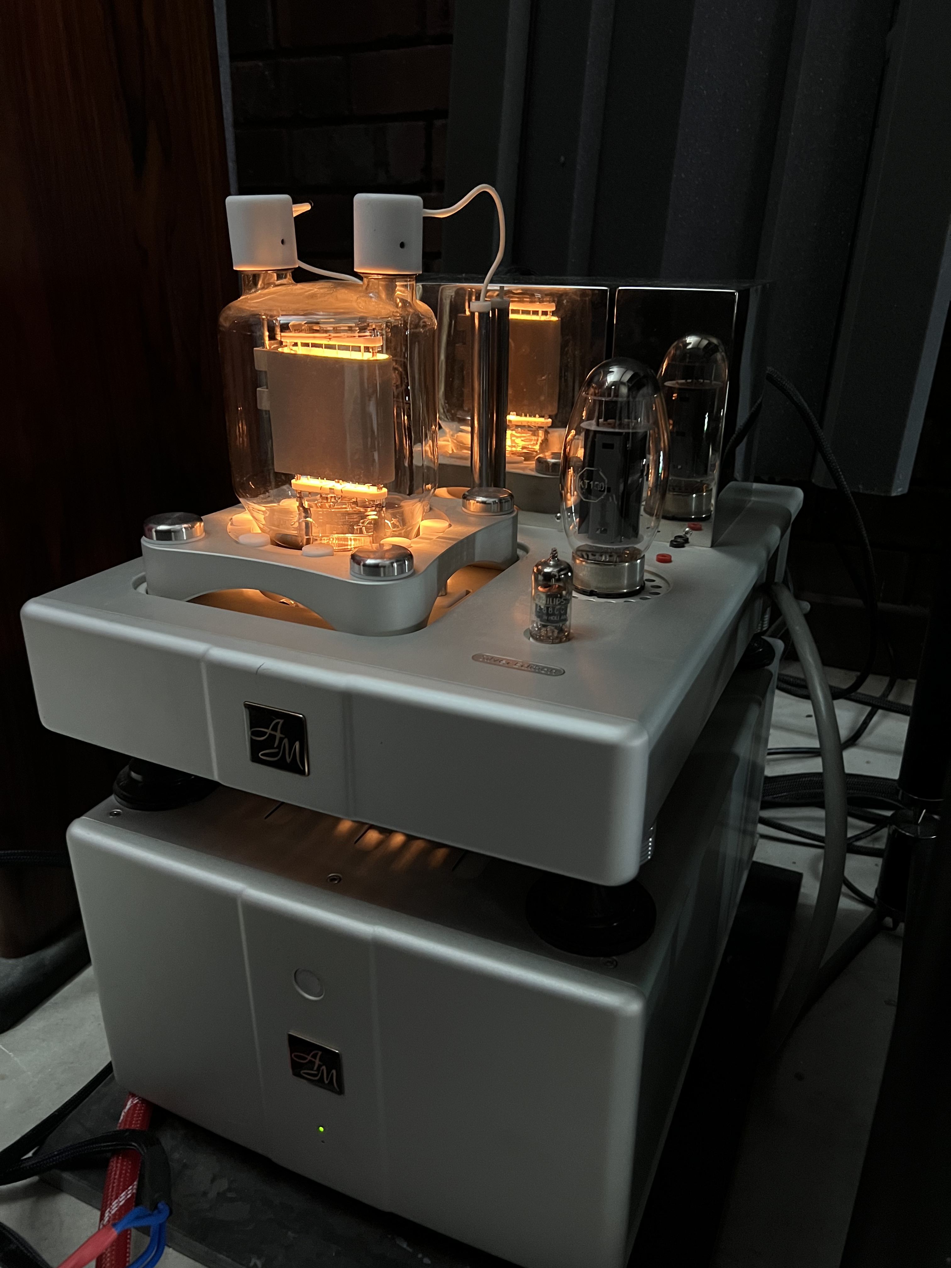 AM 833S Monoblocks Tube Amplifier - Stereo, Home Cinema, Headphones ...