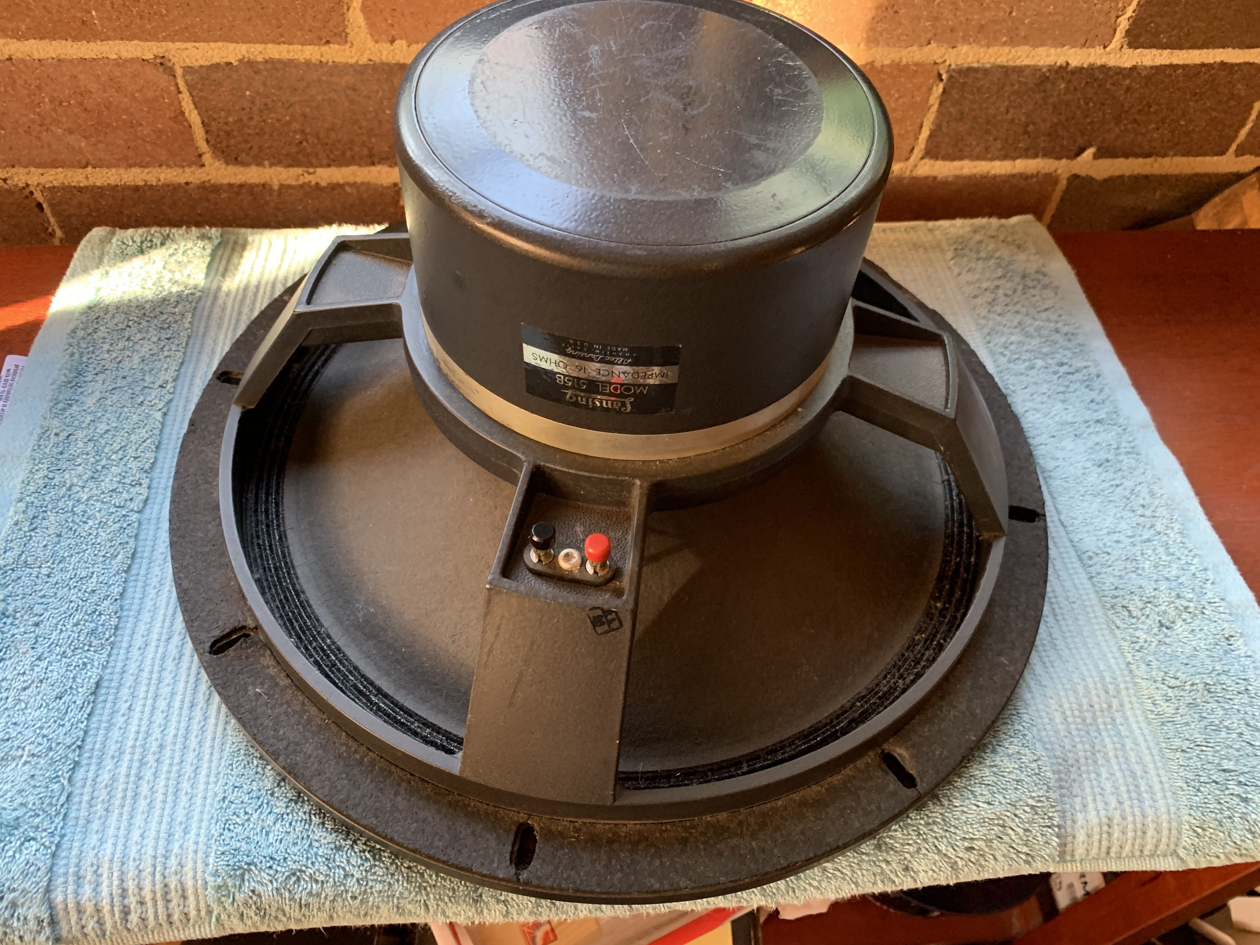 1 vintage Altec 515B 15 inch alnico bass driver - Hi-Fi and Cinema ...