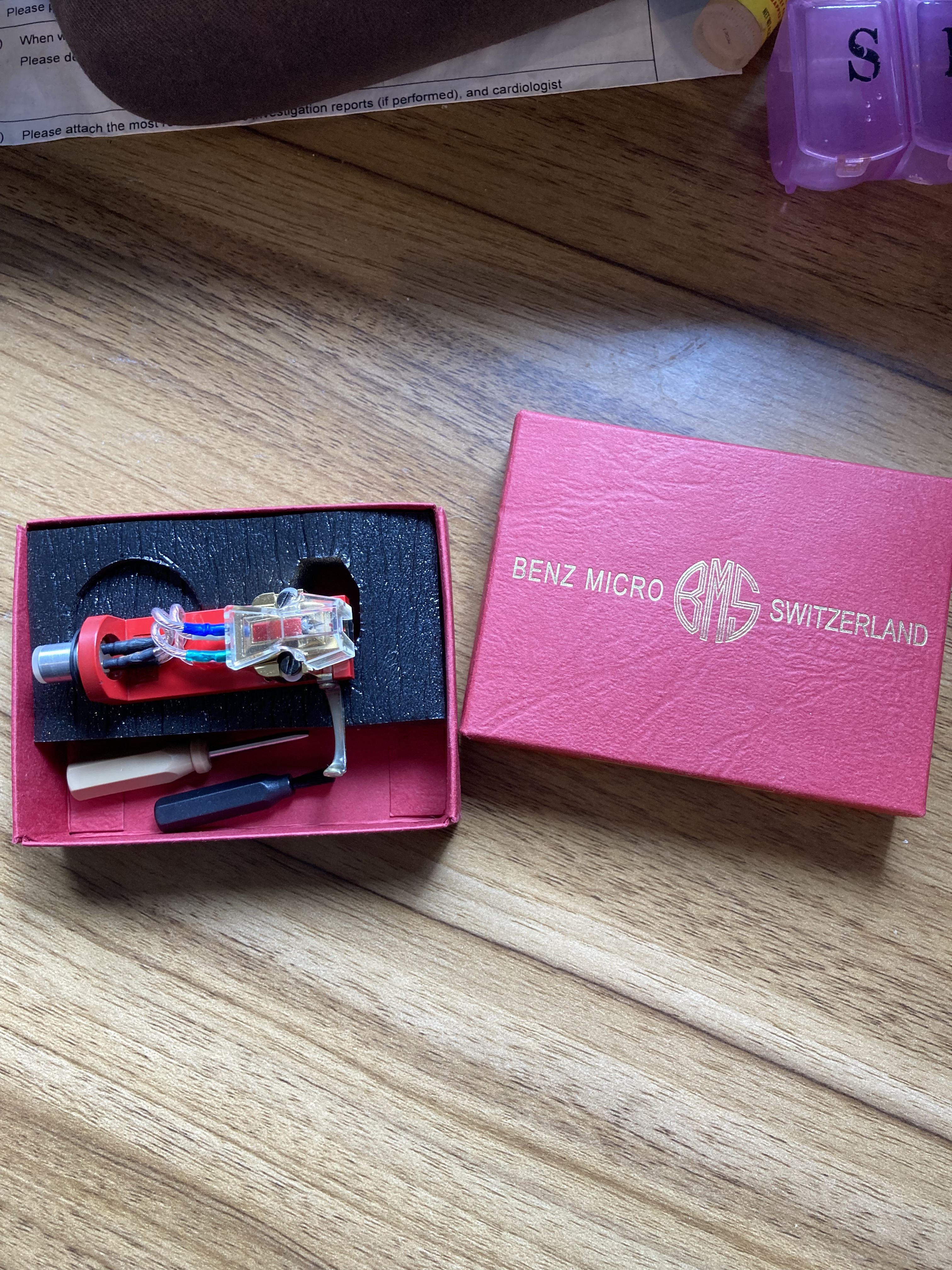 Benz Micro Gold MC w/ new boron cantilever & nude MR - Stereo, Home ...