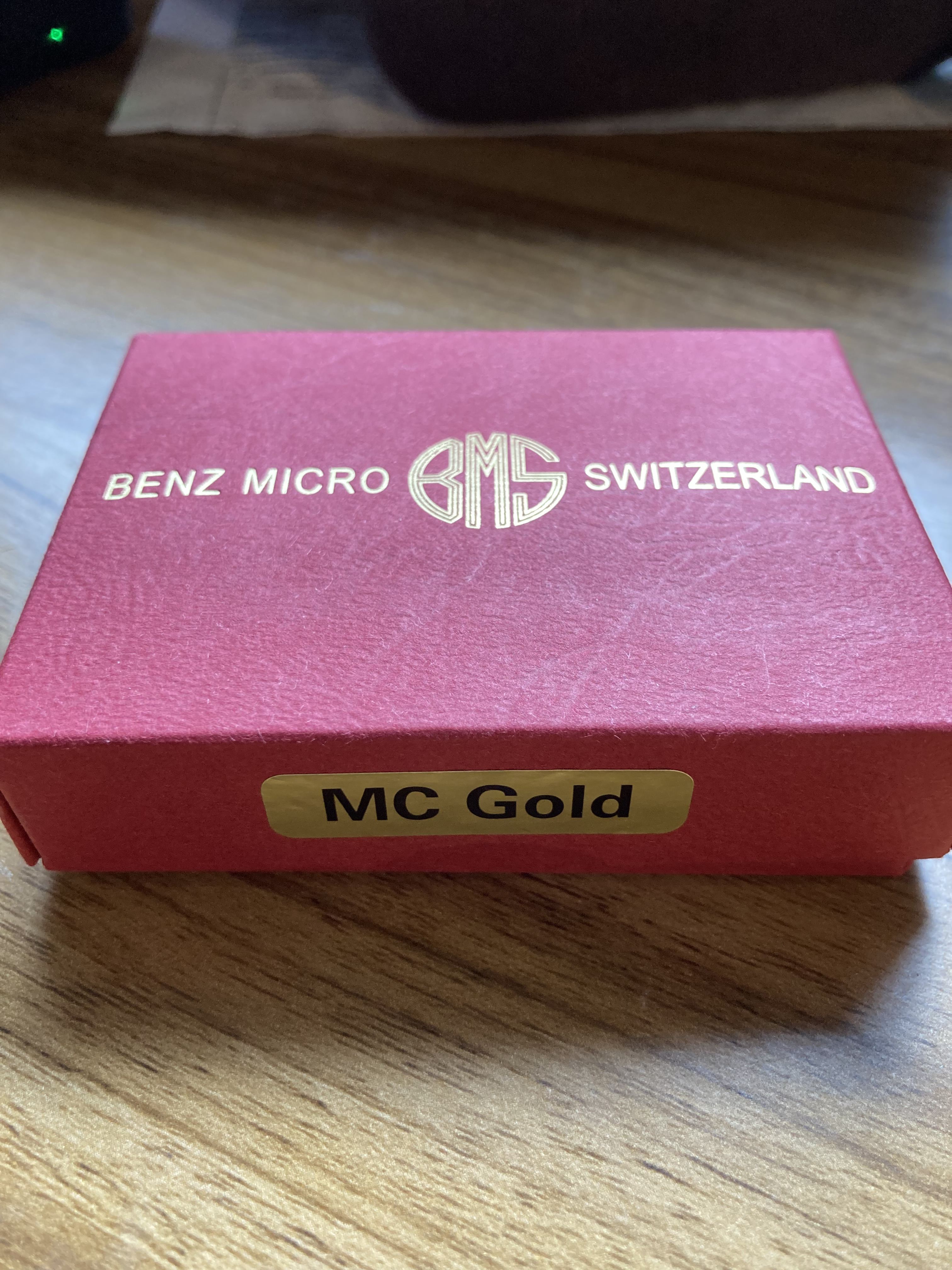 Benz Micro Gold MC w/ new boron cantilever & nude MR - Stereo, Home ...