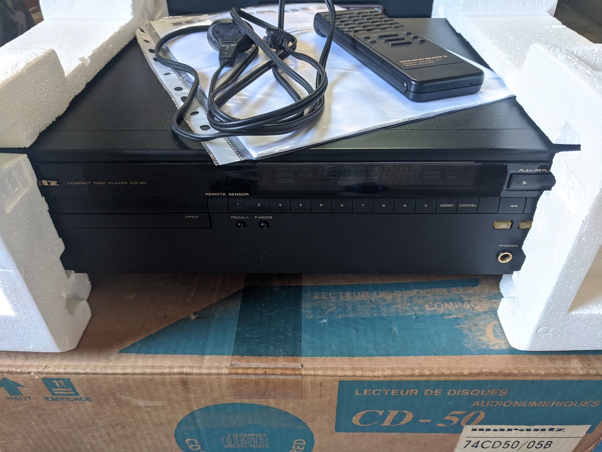 Marantz CD-50 CD Player (with Remote and original box) |﻿ Stereo, Home ...