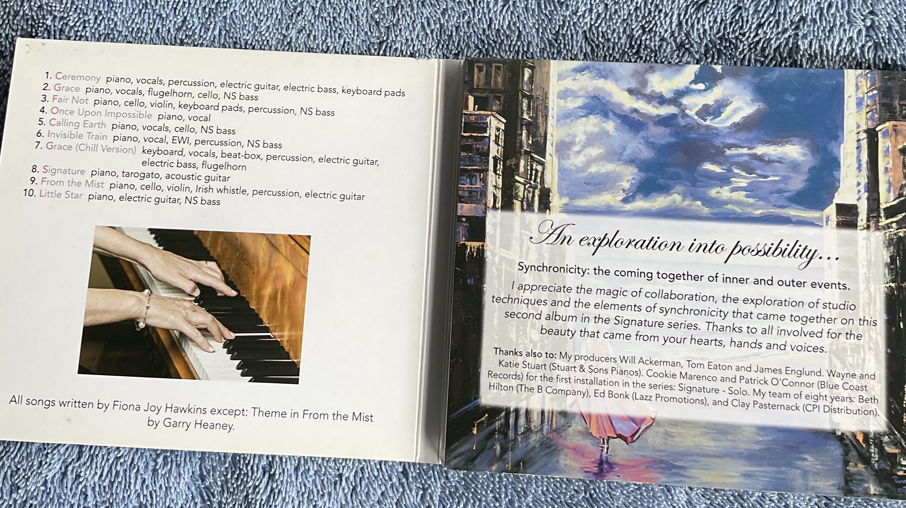 Fiona Joy; Signature- Synchronicity CD |﻿ Vinyl, CD, and Blu-ray