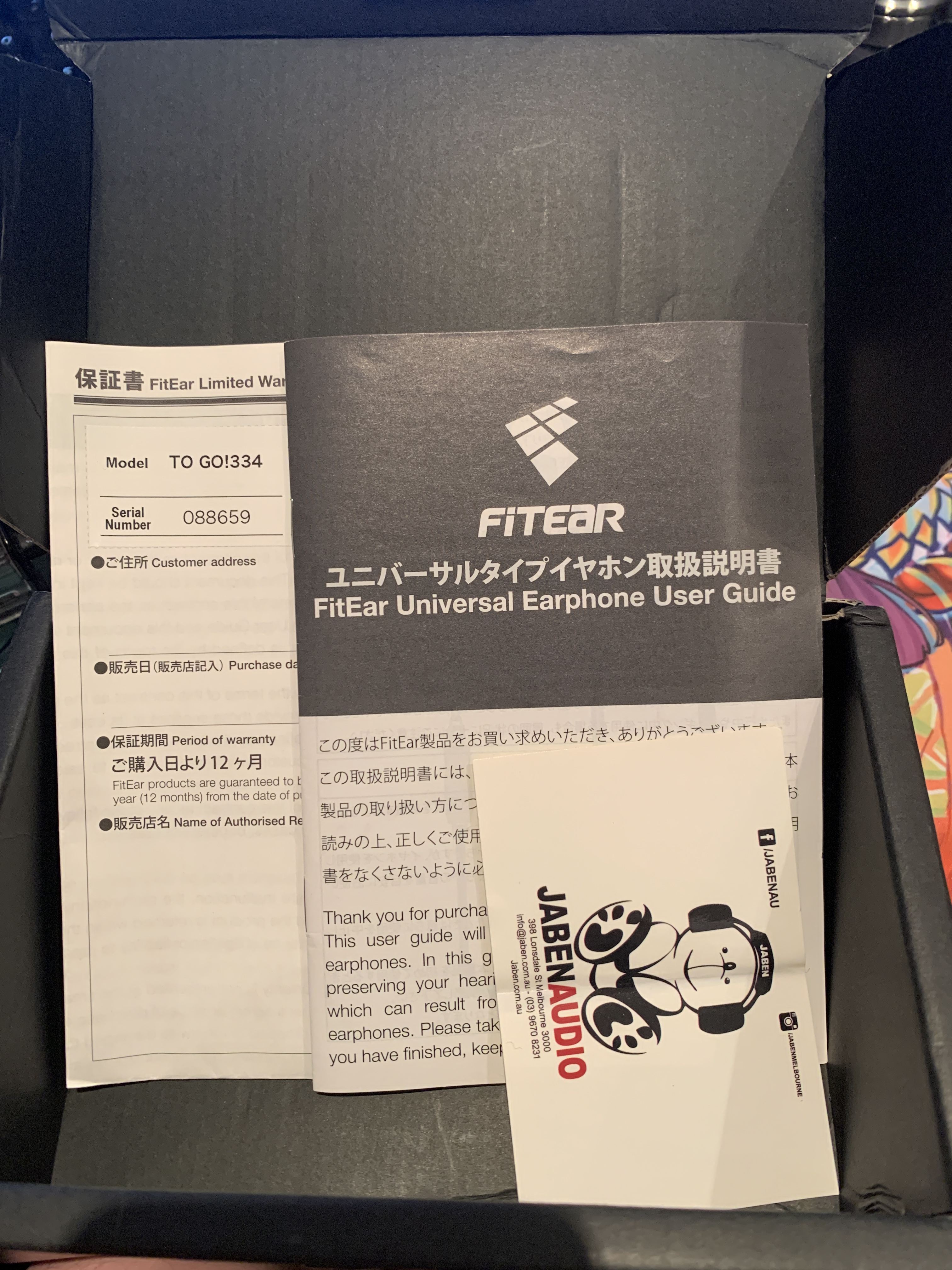 SOLD ELSEWHERE: FiTEar TOGO! 334 4 BA universal IEM |﻿ Stereo, Home ...