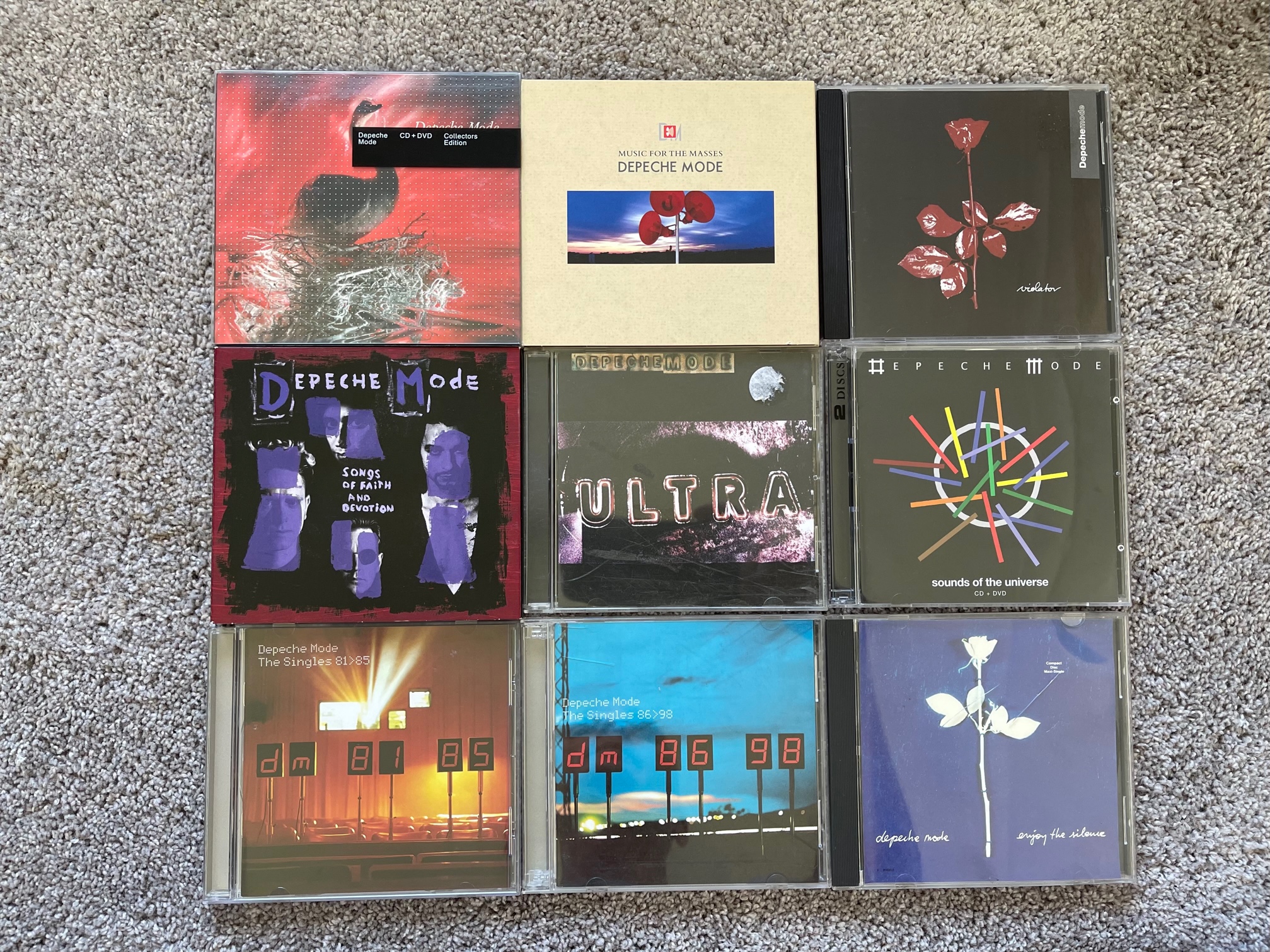 Depeche Mode CDs Qty 9 - Vinyl, CD, and Blu-ray - StereoNET
