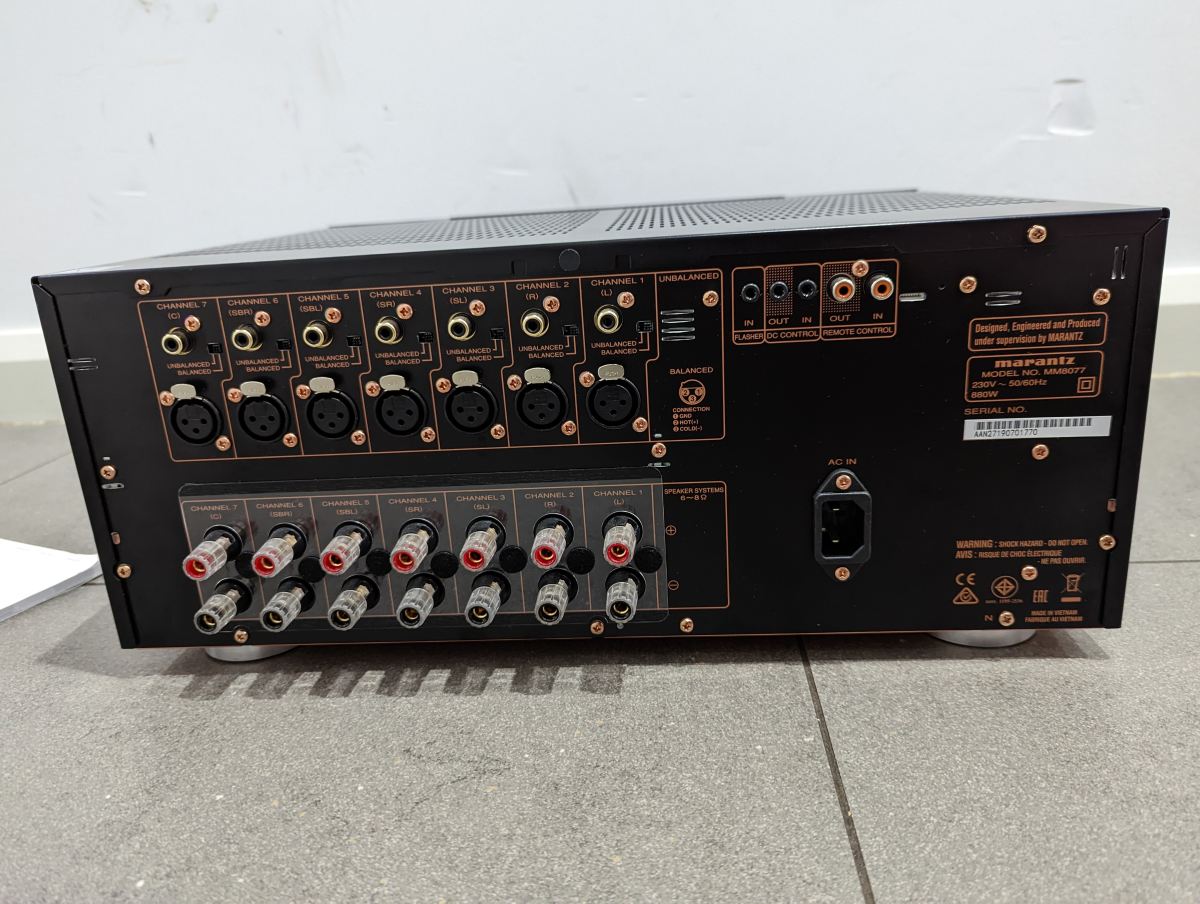 Marantz MM8077 7-Channel Power Amplifier - Stereo, Home Cinema ...