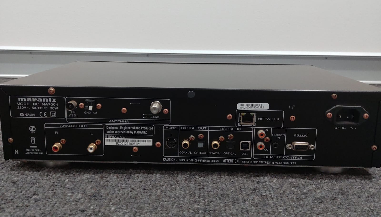 Marantz NA7004 Network Audio Streamer and Tuner - Stereo, Home Cinema ...