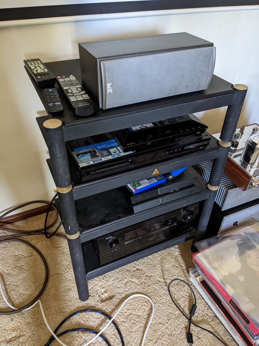 Lovan 4 shelf Hi Fi rack - Hi-Fi and Cinema Cables & Accessories ...