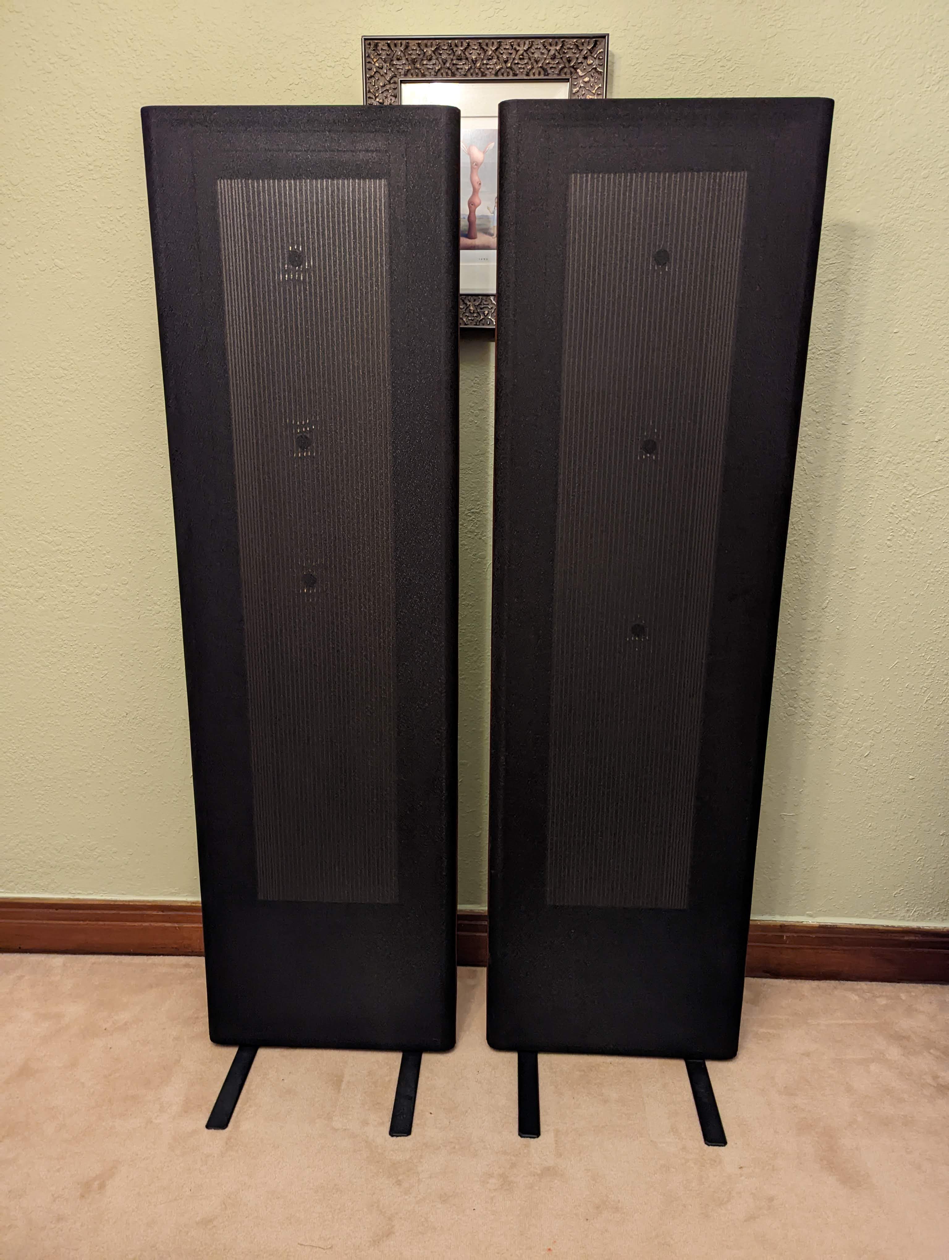 Magnepan Magneplanar MG 1.7 speakers - Stereo, Home Cinema, Headphones ...