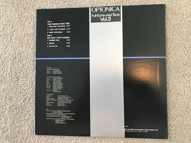 Optonica : Full Extended Tone Vol 3 ( Japanese Pressing) |﻿ Vinyl, CD, and Blu-ray