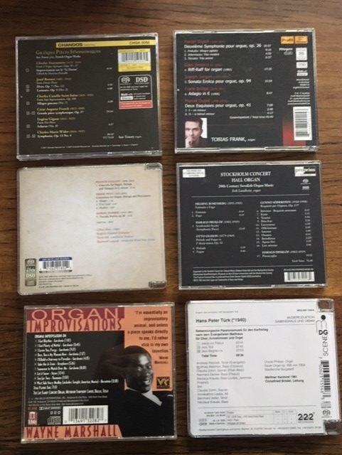 Classical SACD Lot - 10 SACDS + 1 CD & 1 DVD Mainly Organ - Vinyl, CD ...