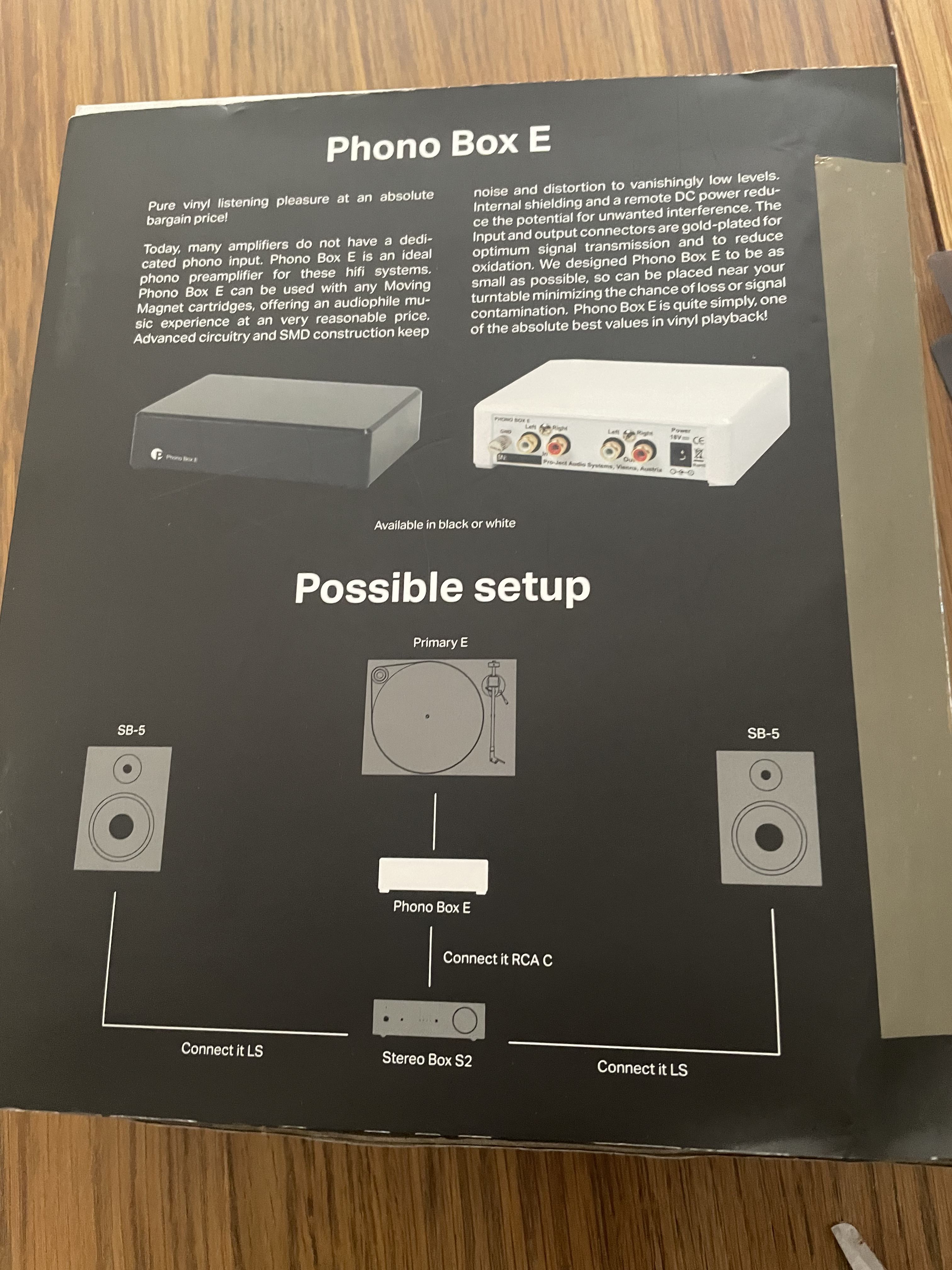 Project phono box E - Stereo, Home Cinema, Headphones Components ...