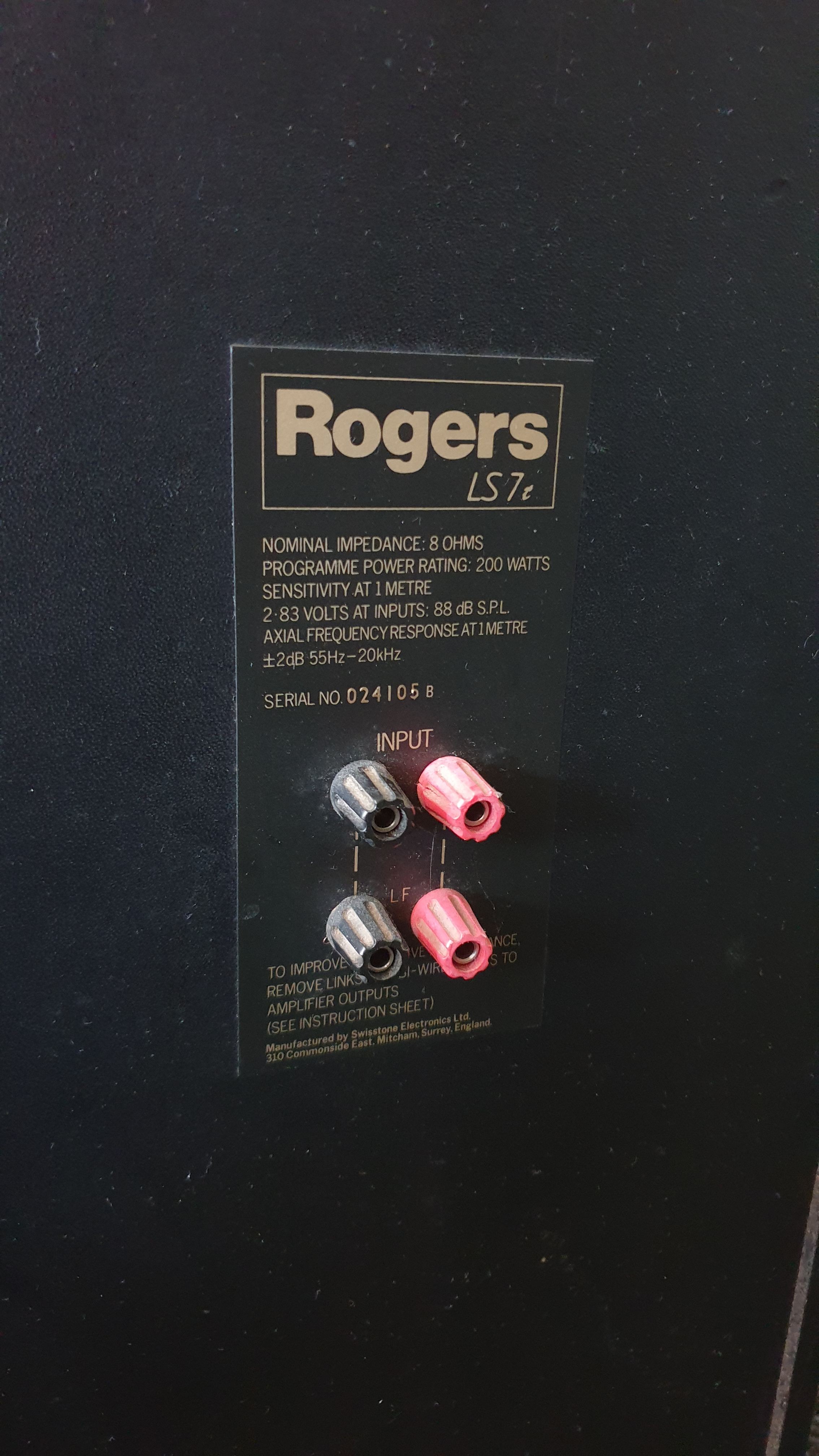 Rogers LS7T's - Stereo, Home Cinema, Headphones Components - StereoNET