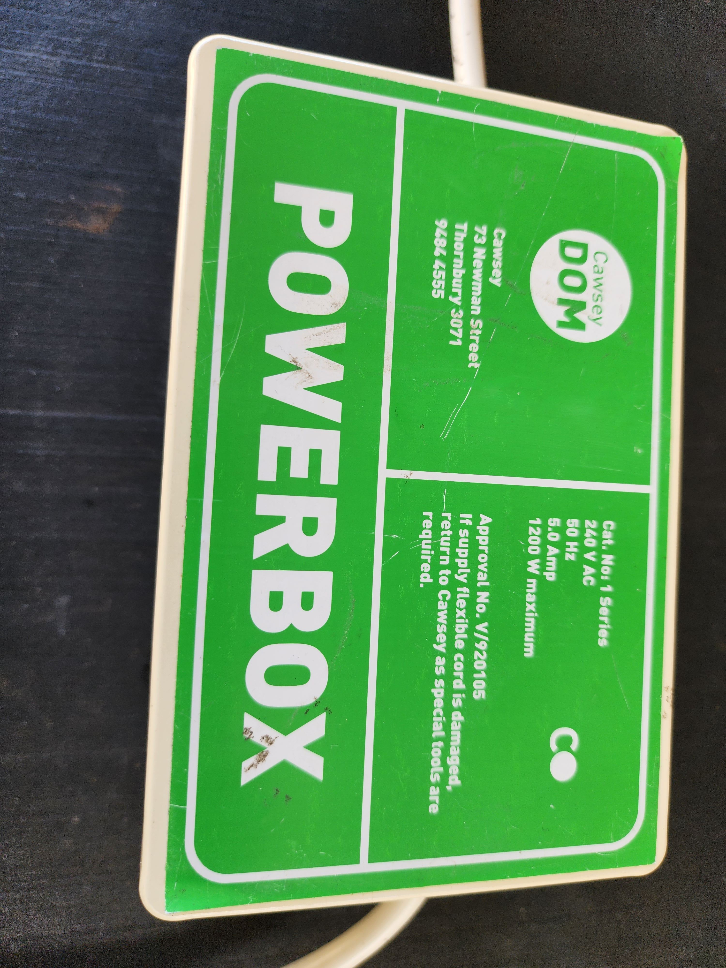 Power filter, Gary Cawsey Power Box - Hi-Fi and Cinema Cables ...